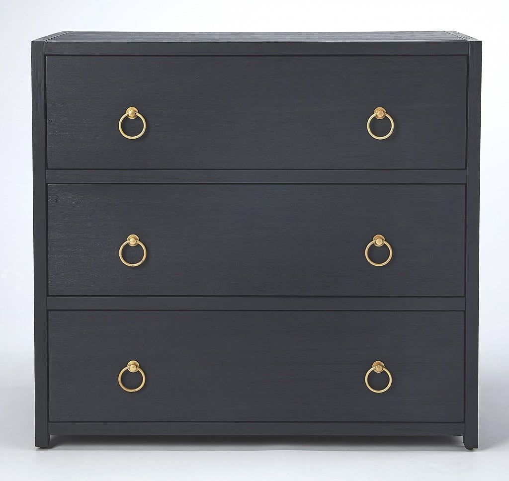 Lark Navy Blue 3 Drawer Chest - Walmart Business Supplies