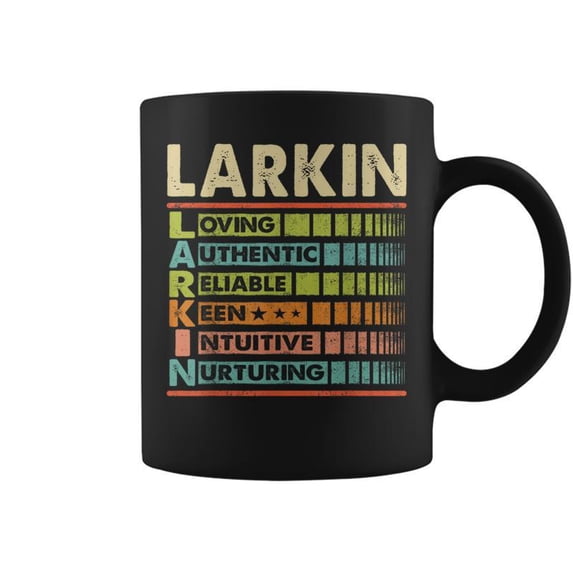 Larkin Family Name First Last Name Larkin Coffee Mugs - Walmart.com