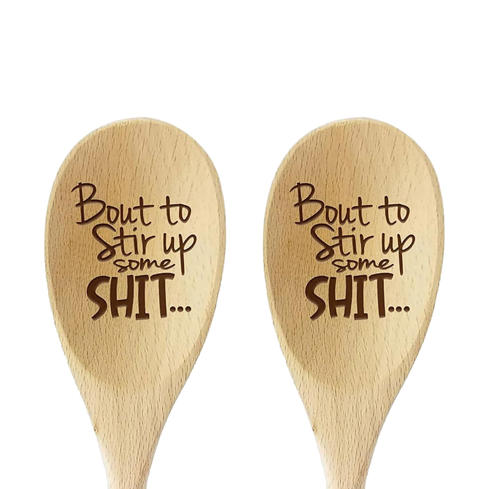 Larmly Funny Spoons Bout To Stir Up Some Engraved Funny Wooden Spoon ...