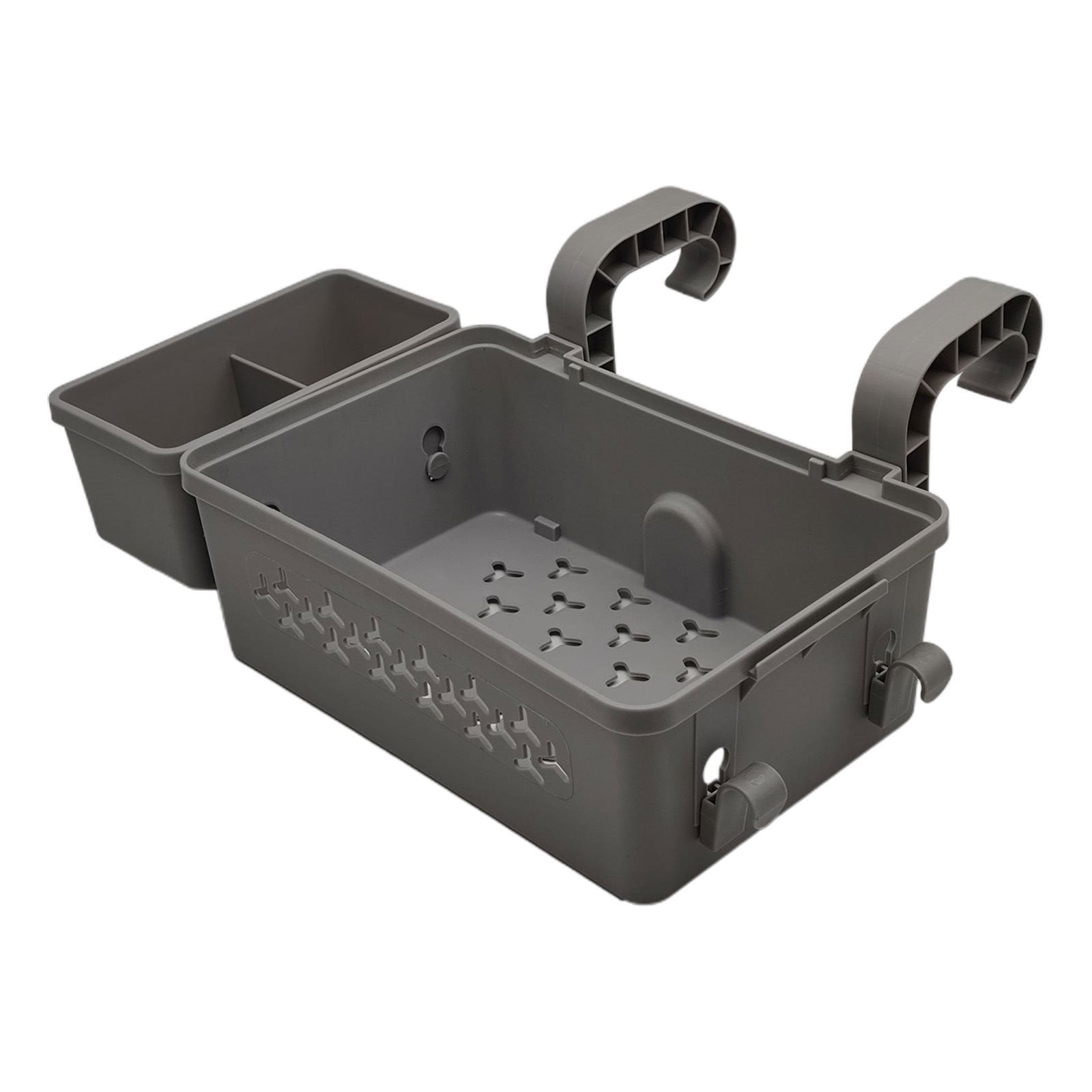 Larmly Storage Basket With 2 Cup Holder Swimming Pool Storage Basket ...