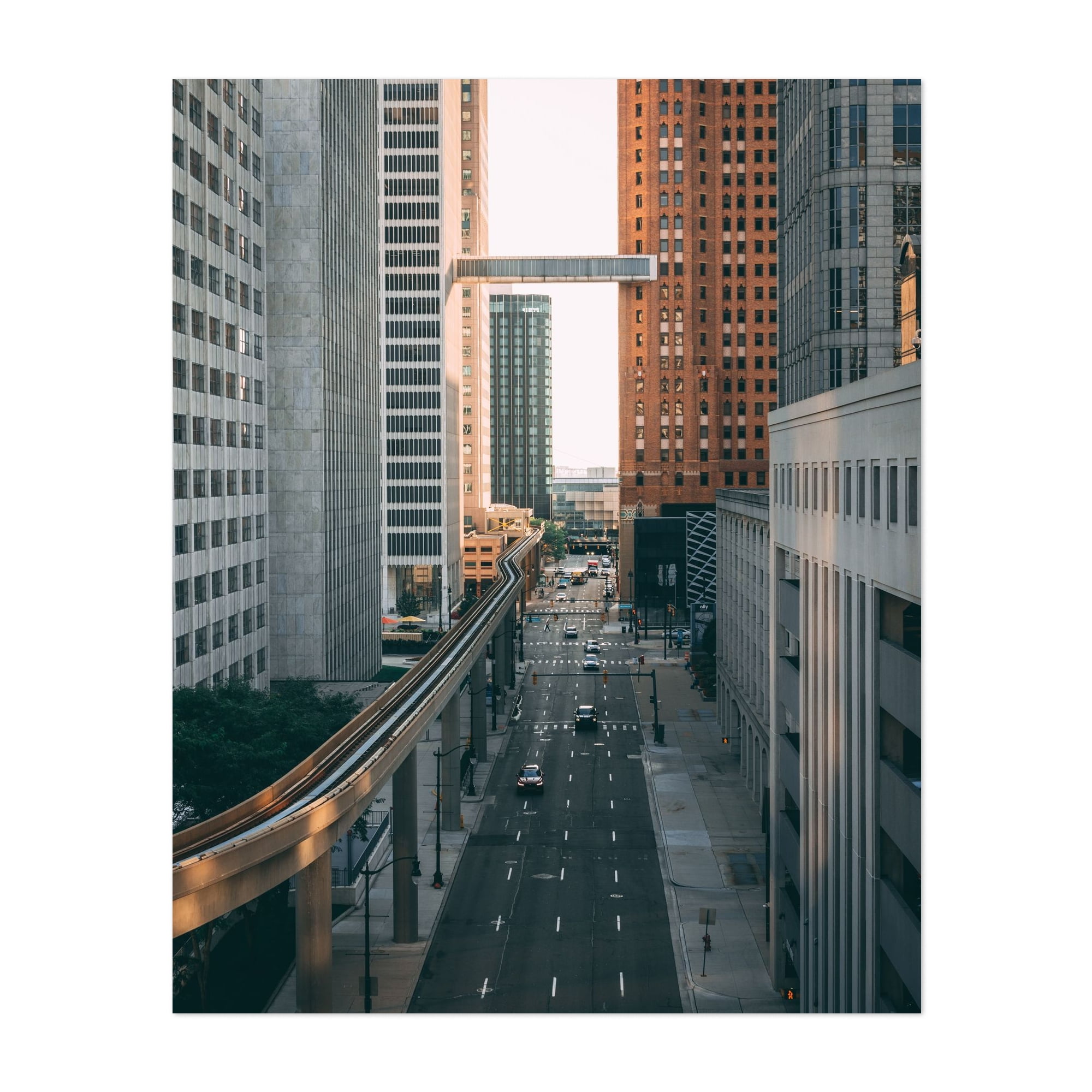 Larned Street, Detroit 01 - Detroit Michigan Photography Unframed Wall ...