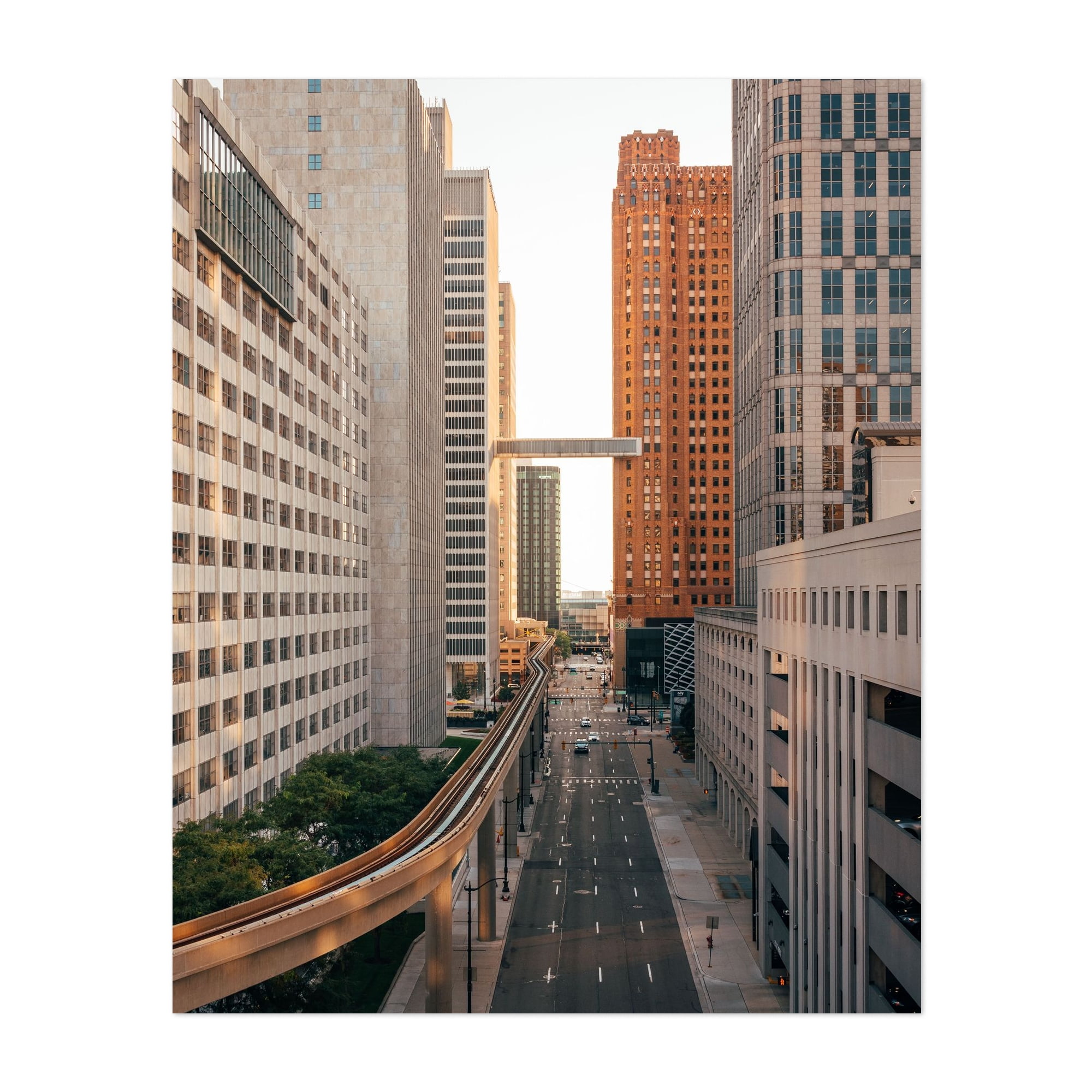 Larned Street, Detroit 02 - Detroit Michigan Photography Cityscape ...
