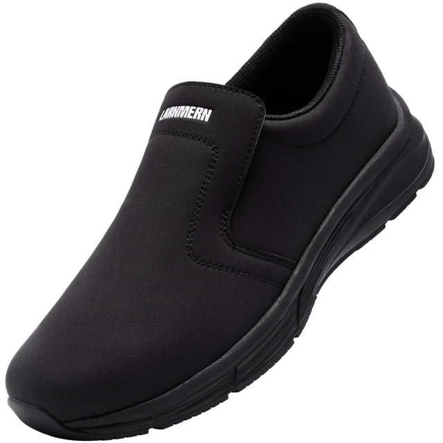 Larnmern Men Work Shoes Non Slip Waterproof Kitchen Chef Food Service ...