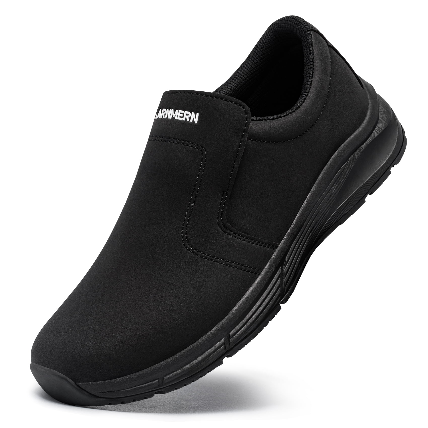 Larnmern Men Work Shoes Non Slip Waterproof Kitchen Chef Food Service ...