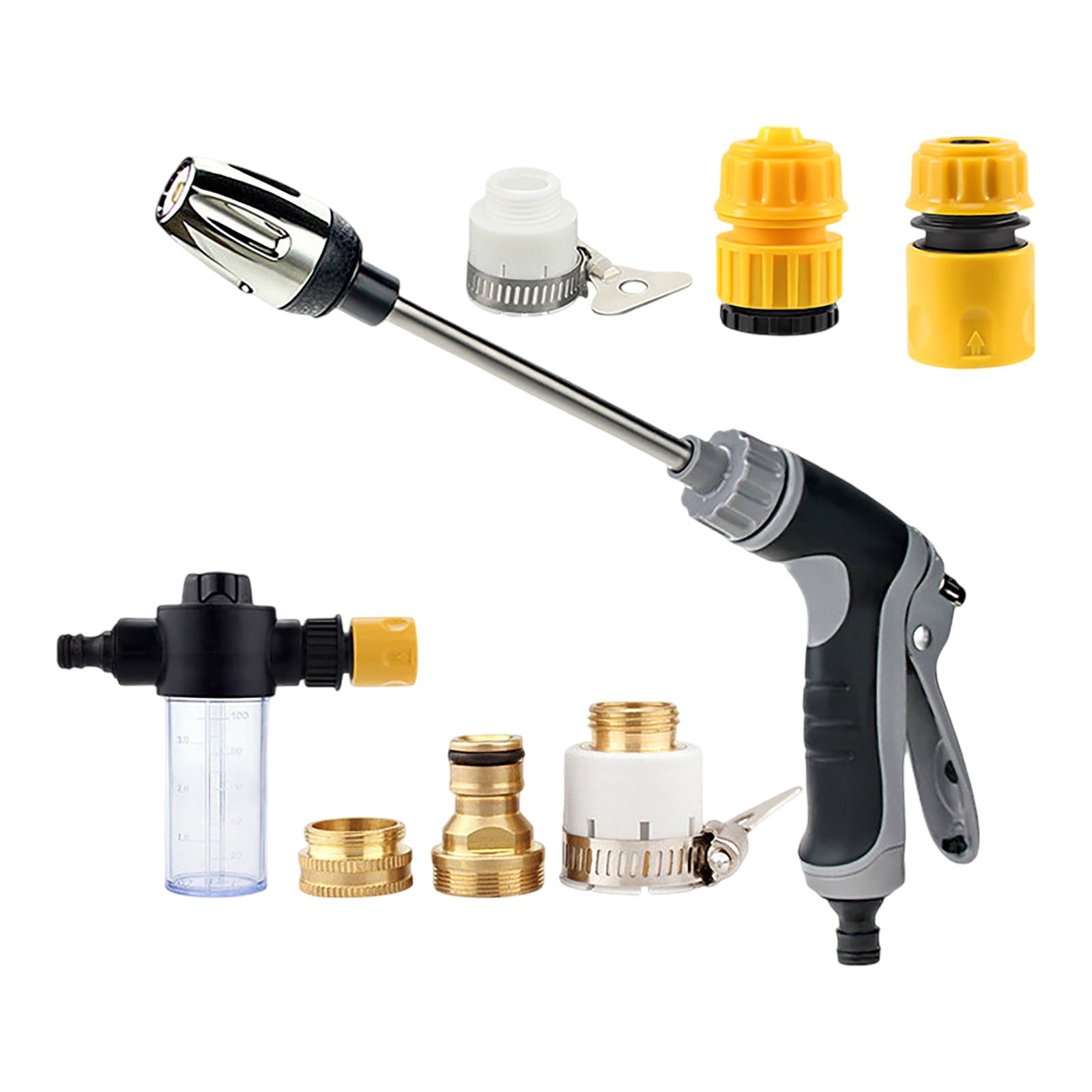 Larnto High Pressure Hose Nozzle Water Gun for Car Wash Garden Pressure ...
