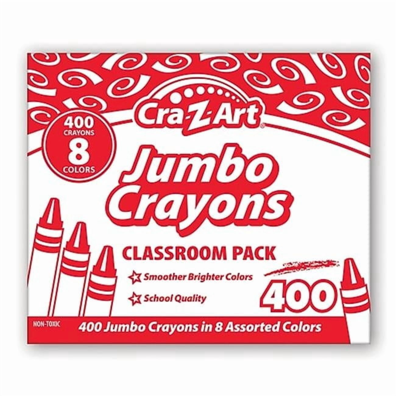 Larose Industries Jumbo Crayon Class Pack, Assorted Color - Box of 400 ...