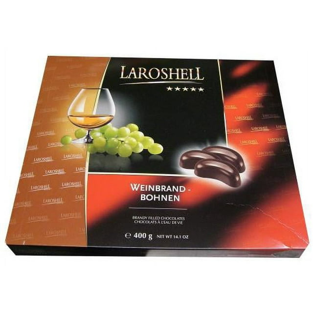 Laroshell Weinbrand Bohnen, 400g (Brandy Filled Chocolates) - Walmart.com