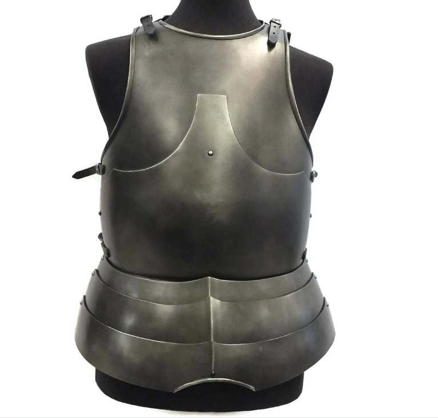 Larp Armor, Medieval Articulated Milanese backplate and breastplate ...