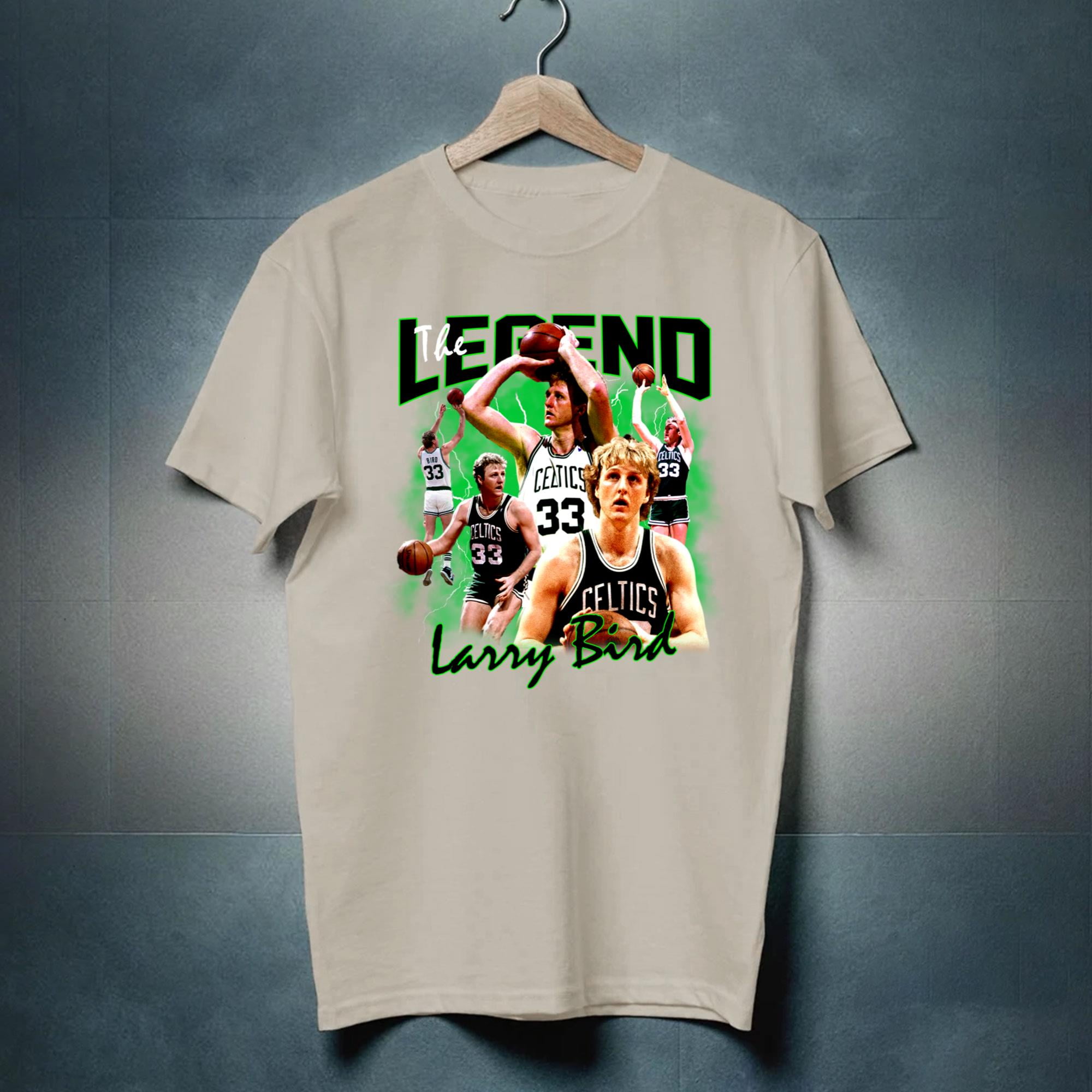 Larry Bird 90s bootleg shirt Larry Bird vintage basketball t-shirt gift ...