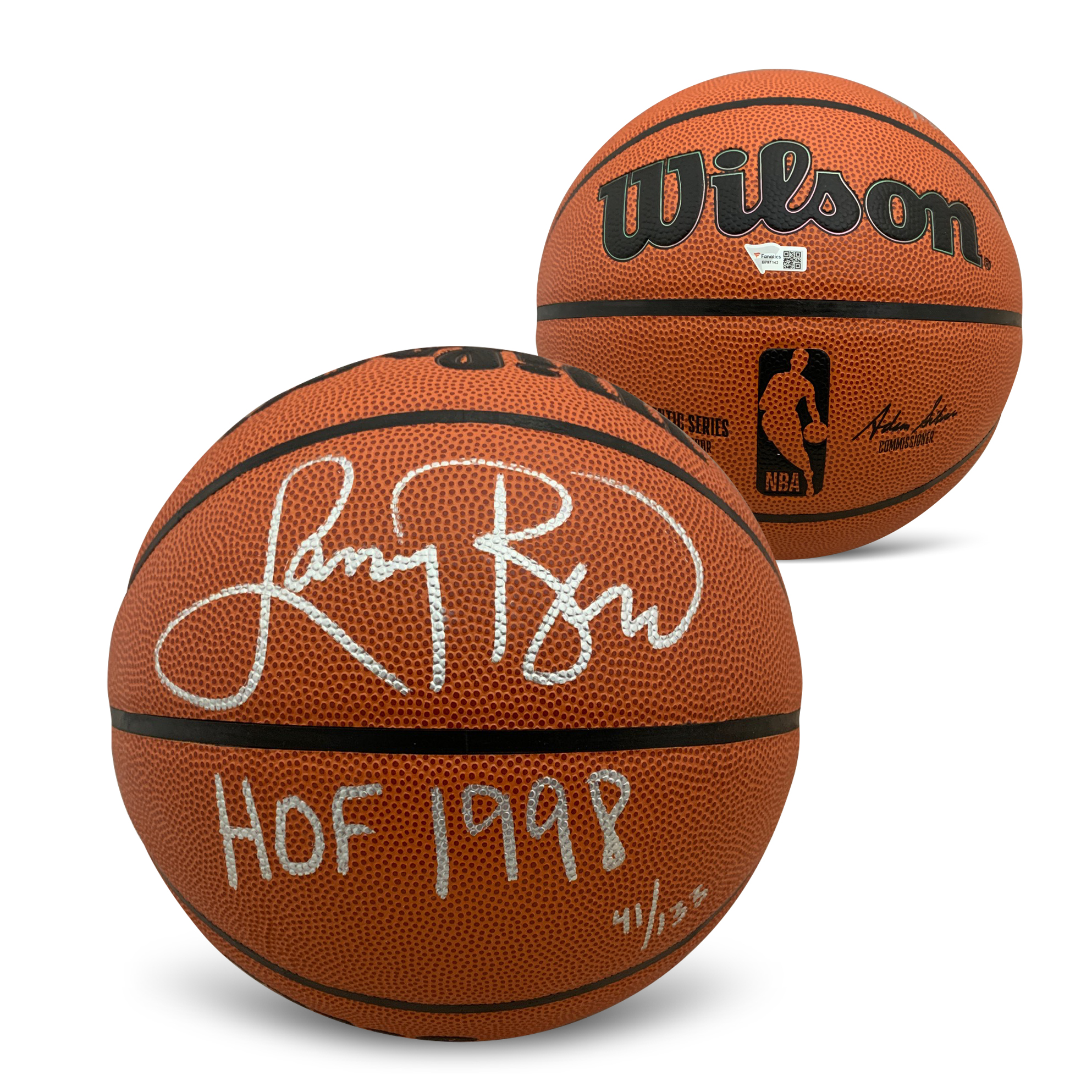 Larry Bird Autographed NBA Signed Full Size Replica Basketball Hall of ...