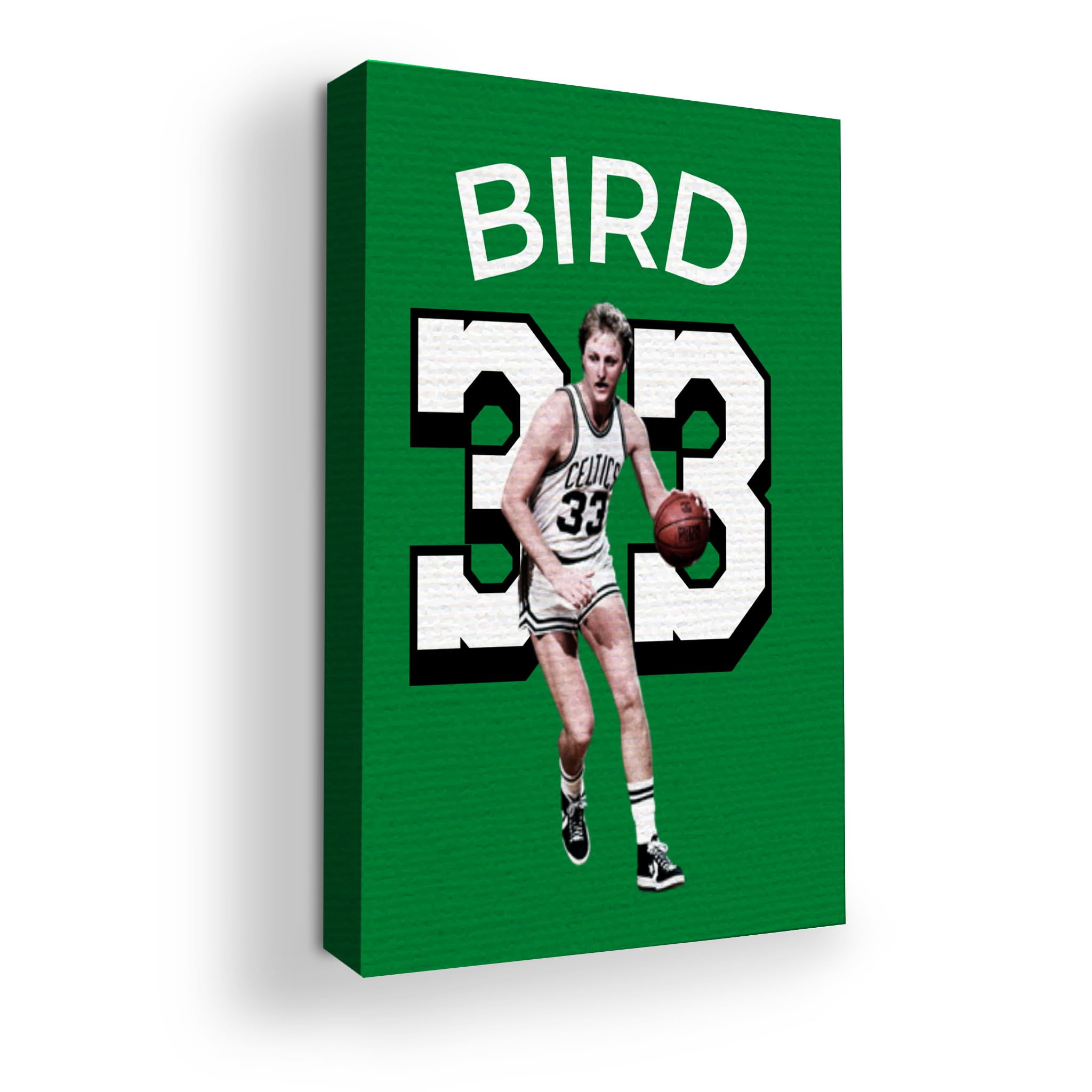 Larry Bird Canvas Wall Art by Mavis Print- 16x20 inches Basketball Wall ...