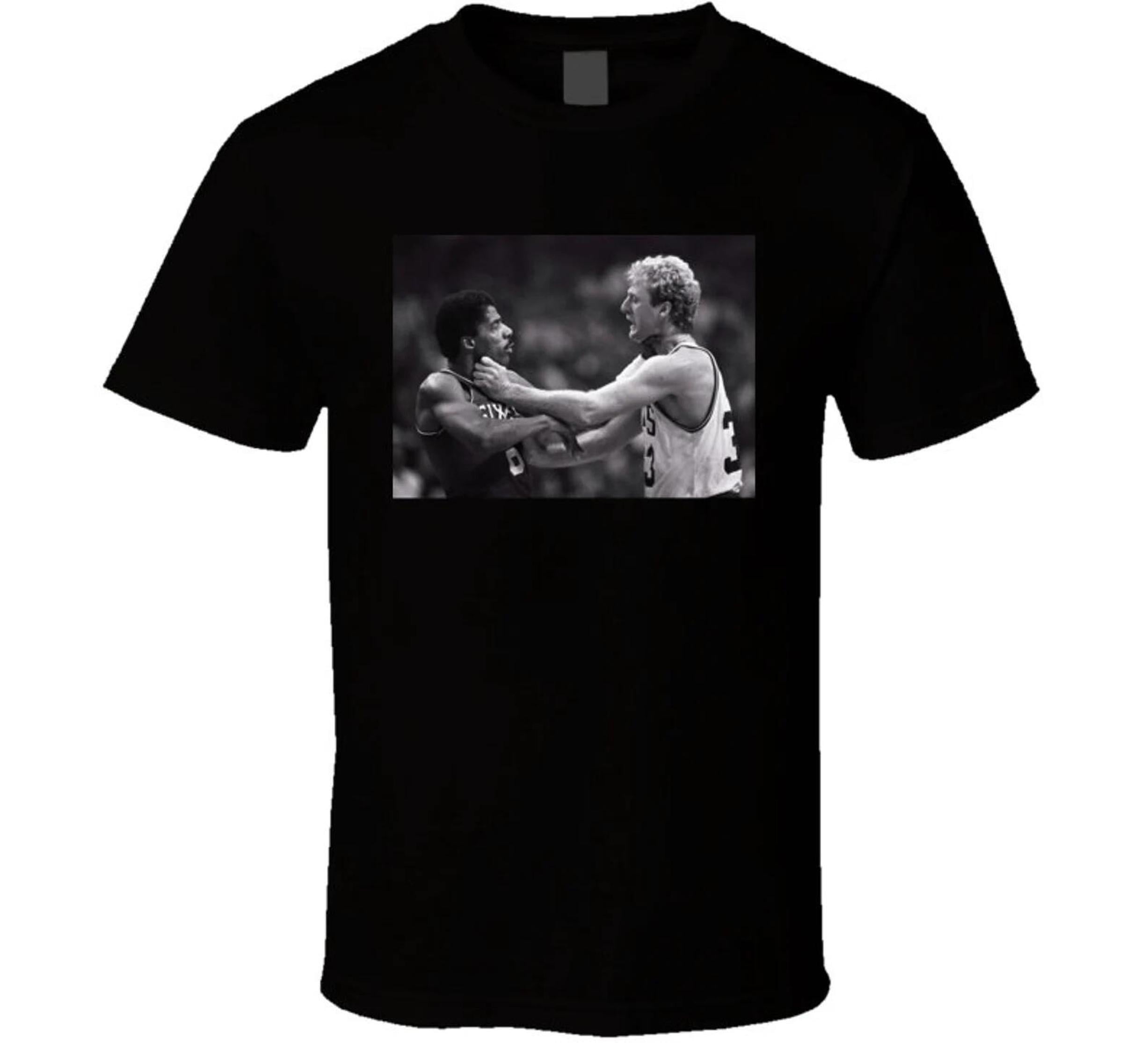 Larry Bird Julius Erving Fight Retro Basketball Fan Shirt Unisex ...