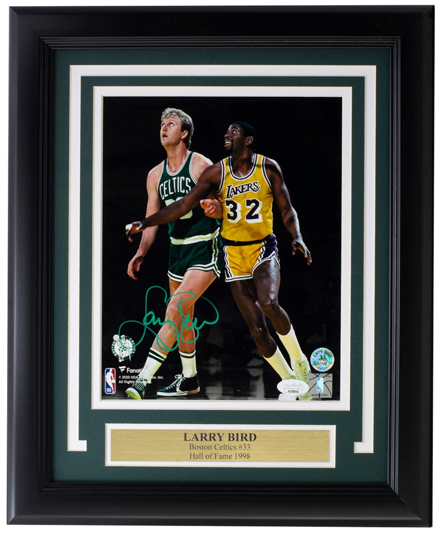 Larry Bird Signed Framed Boston Celtics 8x10 Photo Vs Magic Johnson JSA - Walmart.com