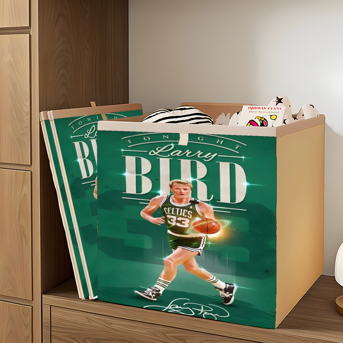 Larry Bird storage box say goodbye to clutter with one sleek box ...