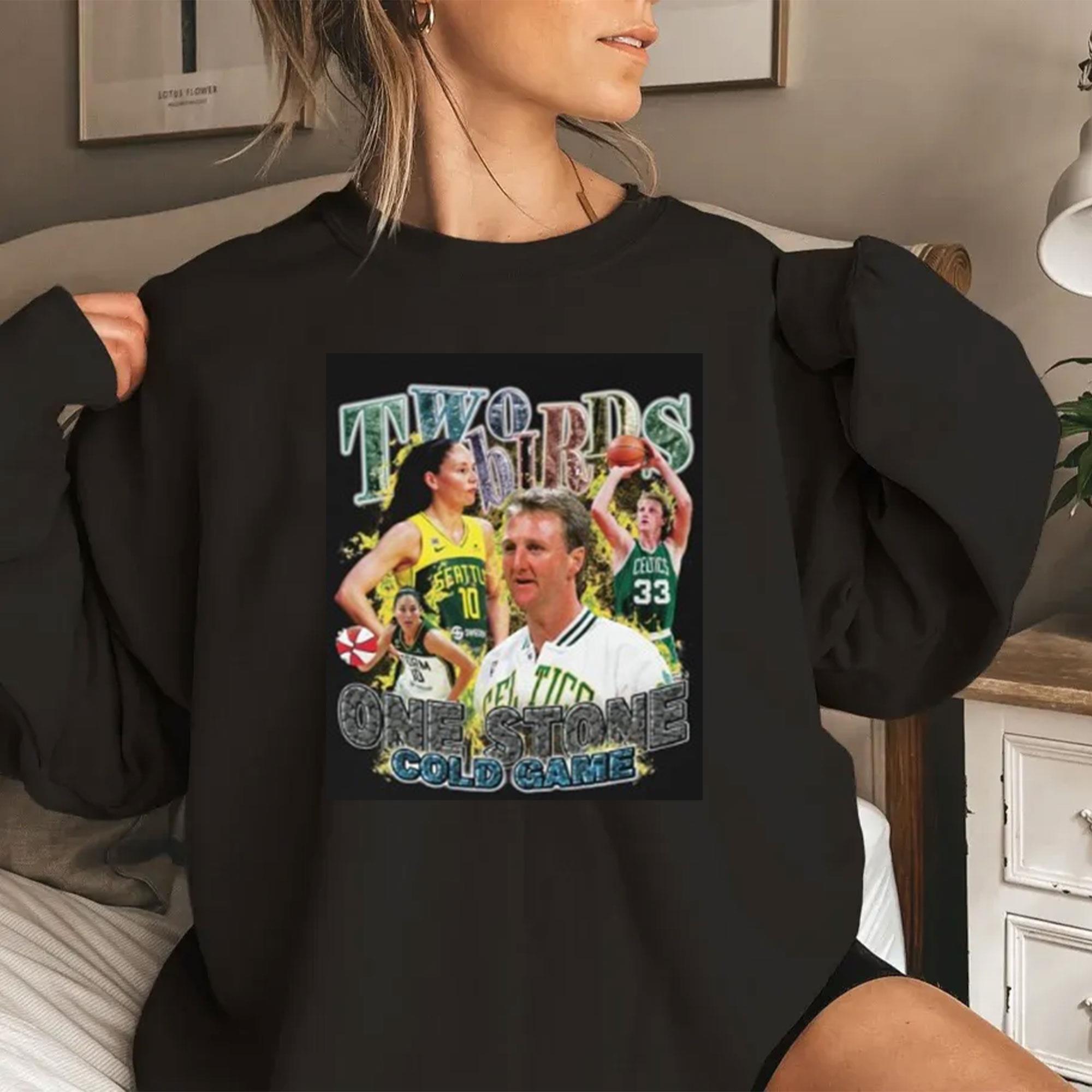 Larry Bird x Sue Bird Vintage Style Rap Tee - Walmart.com