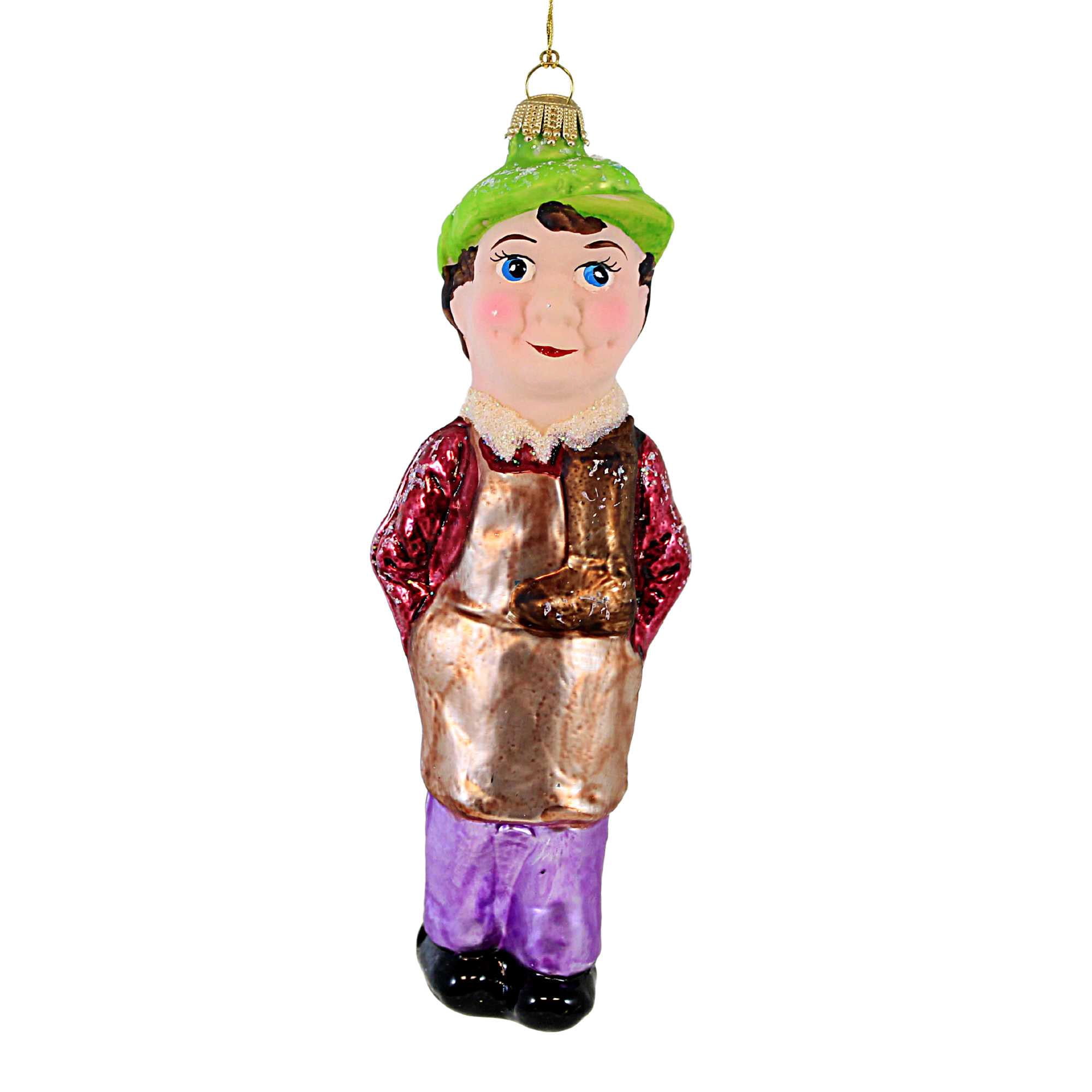 Larry Fraga Designs Shoemaker - 1 Ornament 6.25 Inch, Glass - Ornament ...