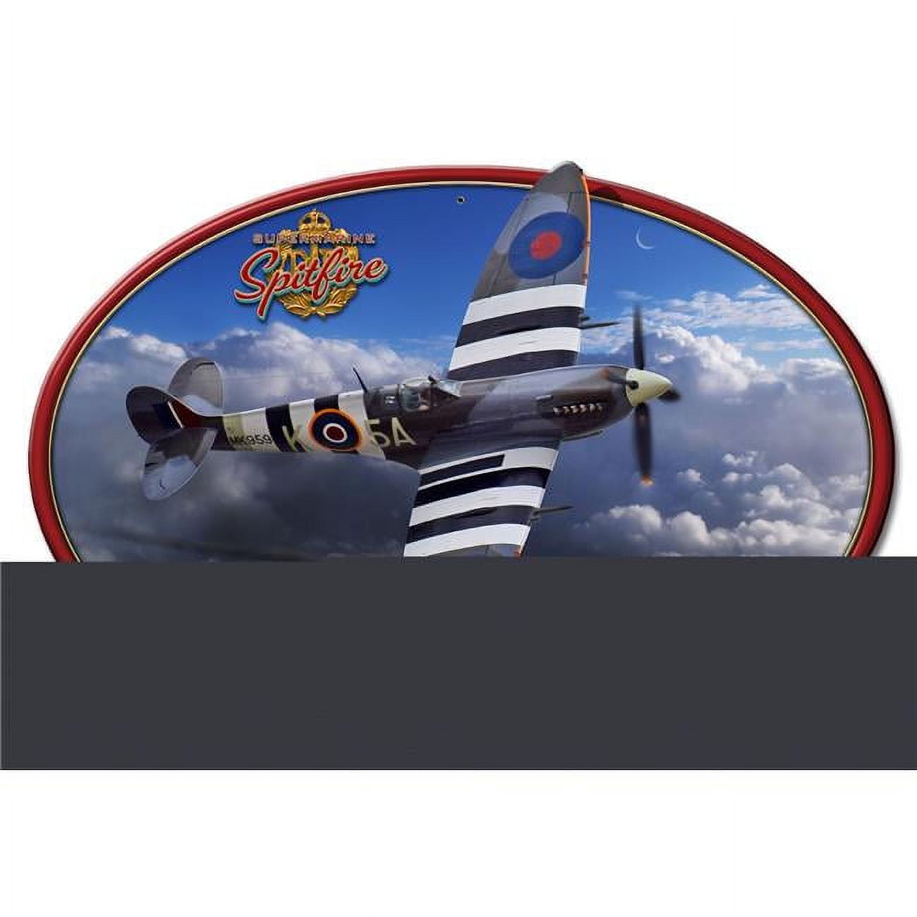 Larry Grossman LG791 18 x 12 in. Spitfire Satin Plasma Metal Sign ...