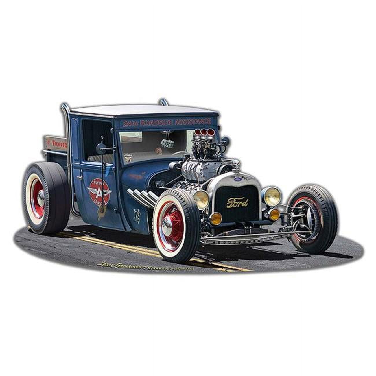 Larry Grossman LGB322 18 x 9 in. 1929 Rat Rod Service Cutout Custom ...