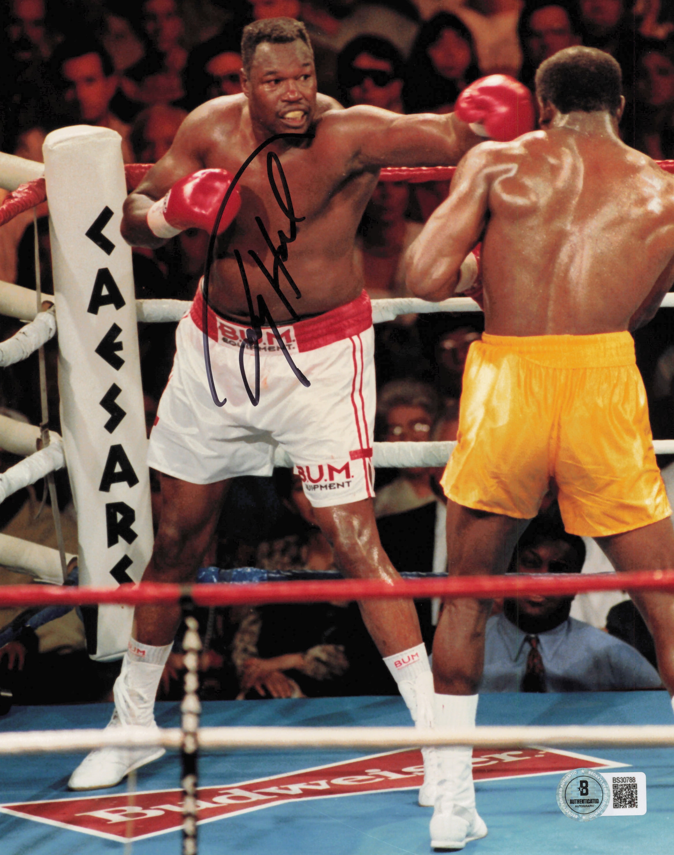 Larry Holmes Autographed 8x10 Photo Beckett BAS QR #BS30788 - Walmart.com