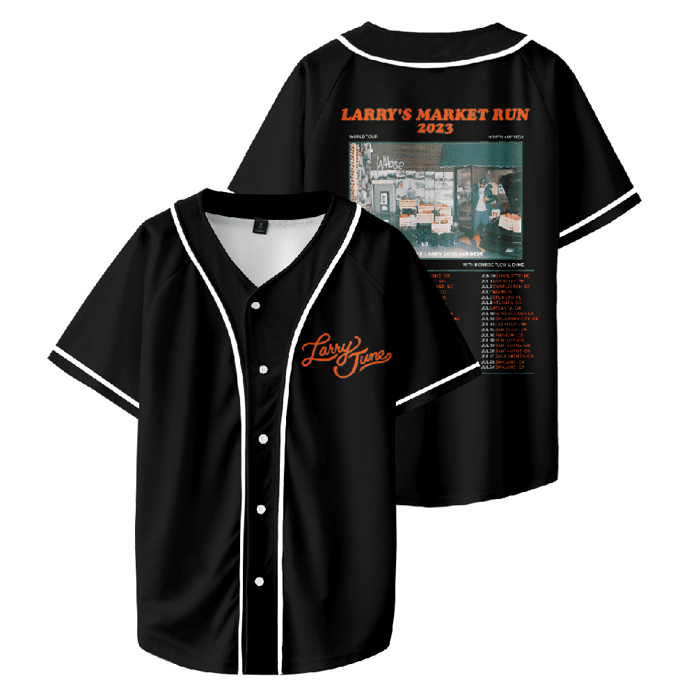 Larry June Larry's Market Run 2023 Baseball Uniform Fashion Men ...