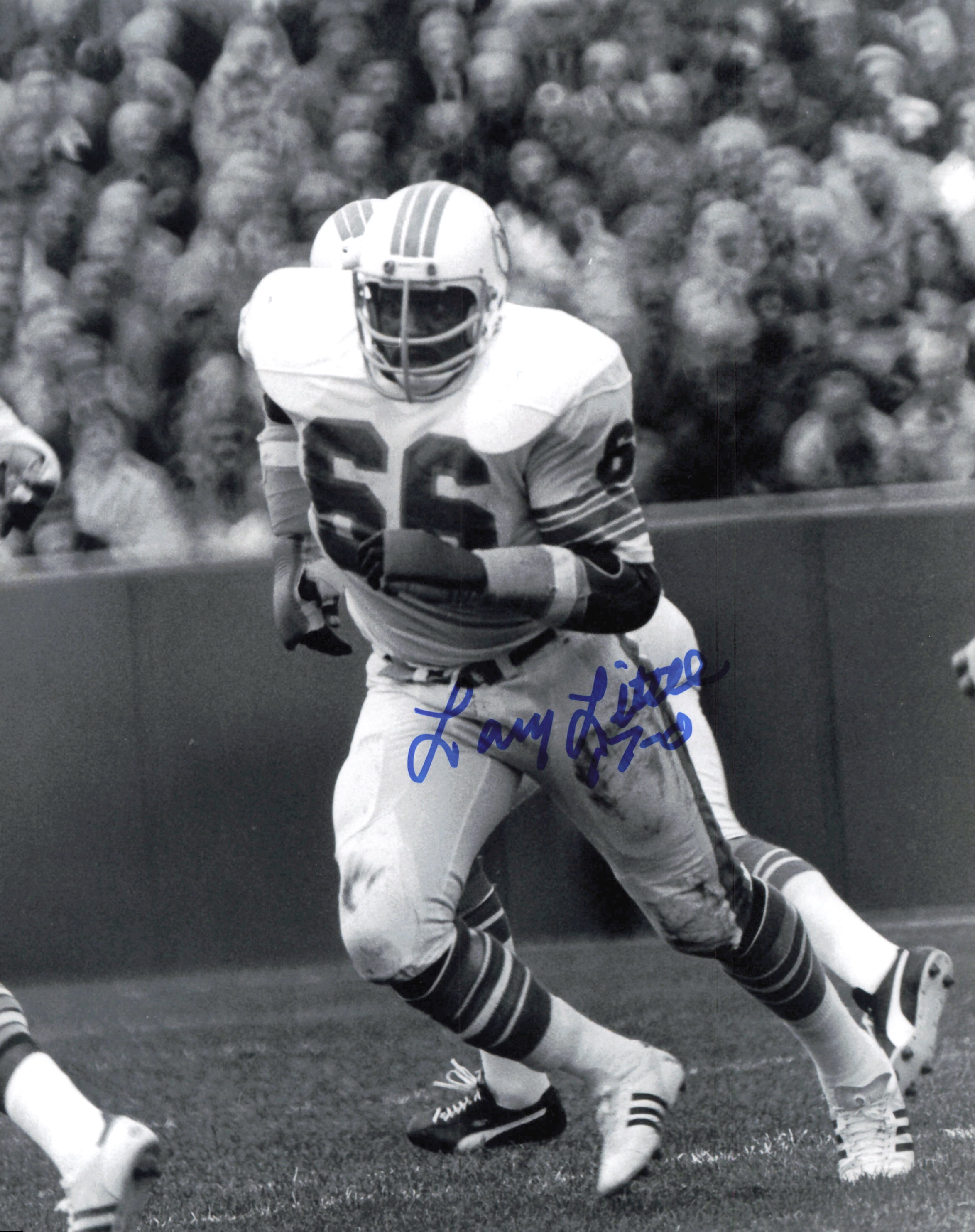 Larry Little Autographed 8x10 Photo Miami Dolphins SKU #245805 ...