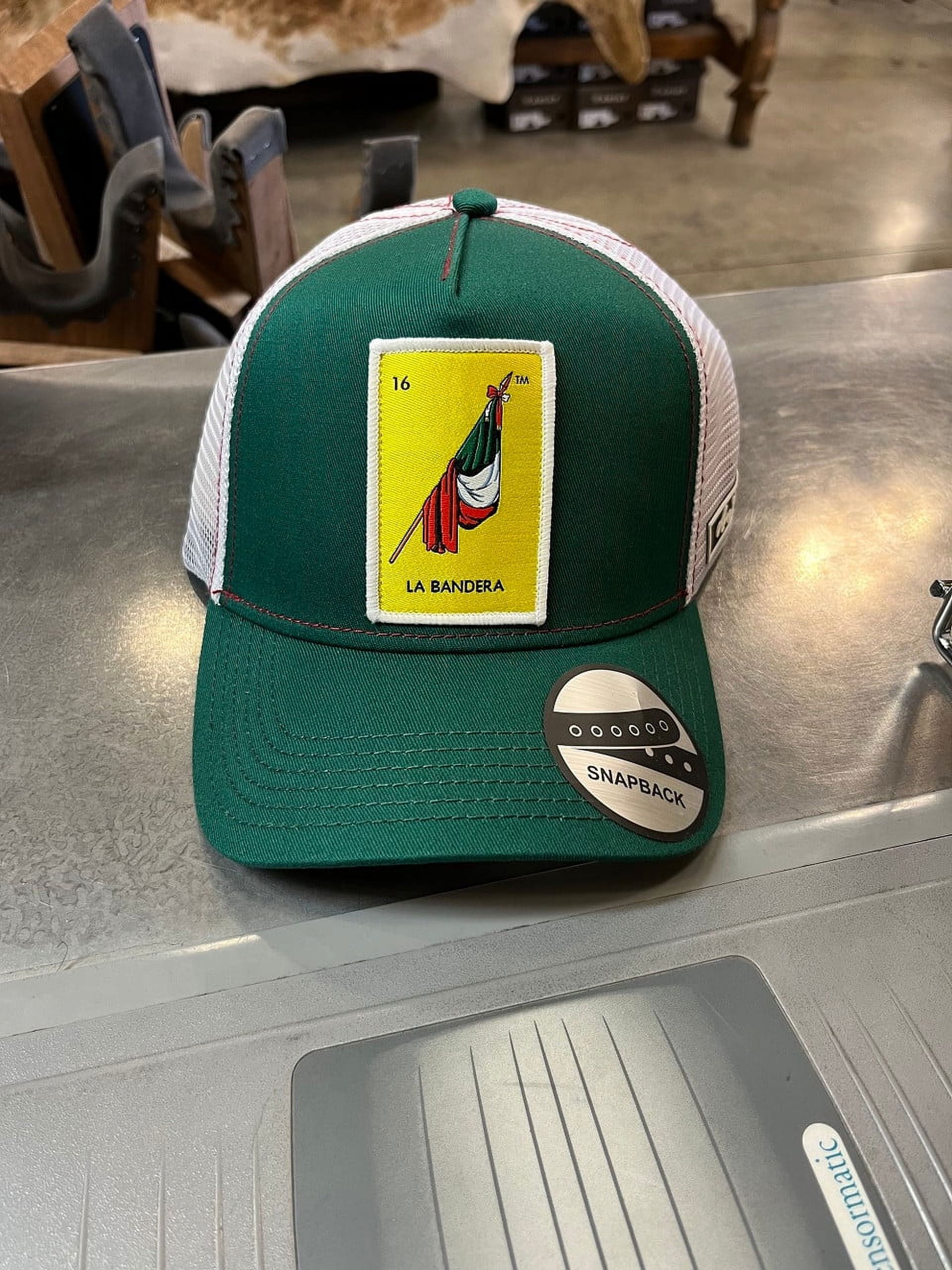 Larry Mahan Green Loteria Flag Bandera - Hats Cap - Mcbclaba - Walmart.com