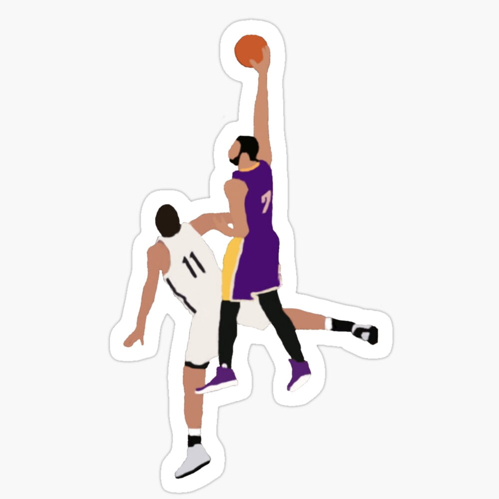 Larry Nance Jr. Powerful Dunk Art Sticker Phone Decal Water Bottle ...