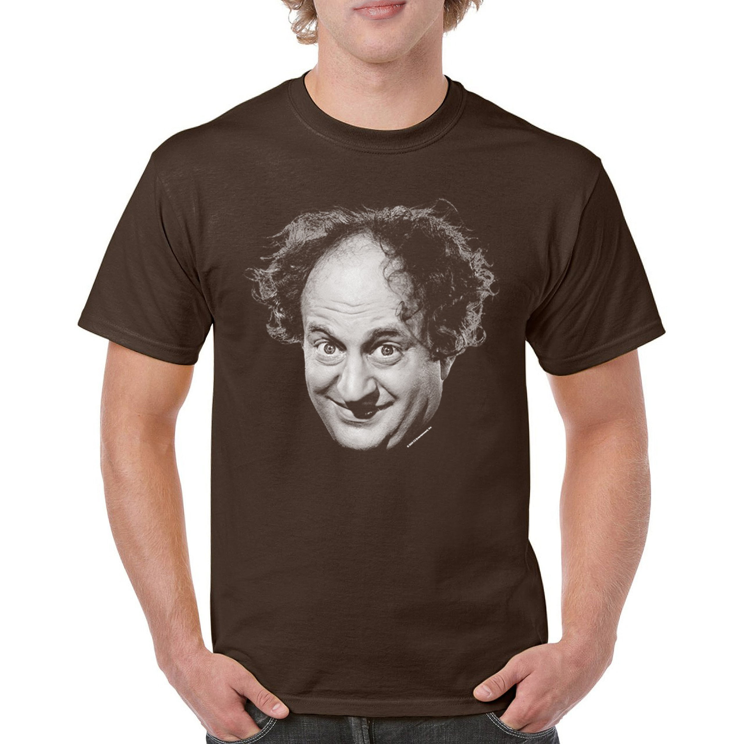 Larry The Three Stooges T-shirt American Legends Moe Howard Curly Shemp ...