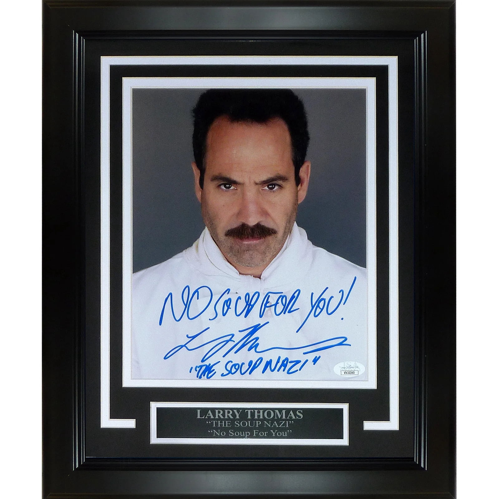 Larry Thomas Autographed Seinfeld The Soup Nazi Deluxe Framed 8x10 ...
