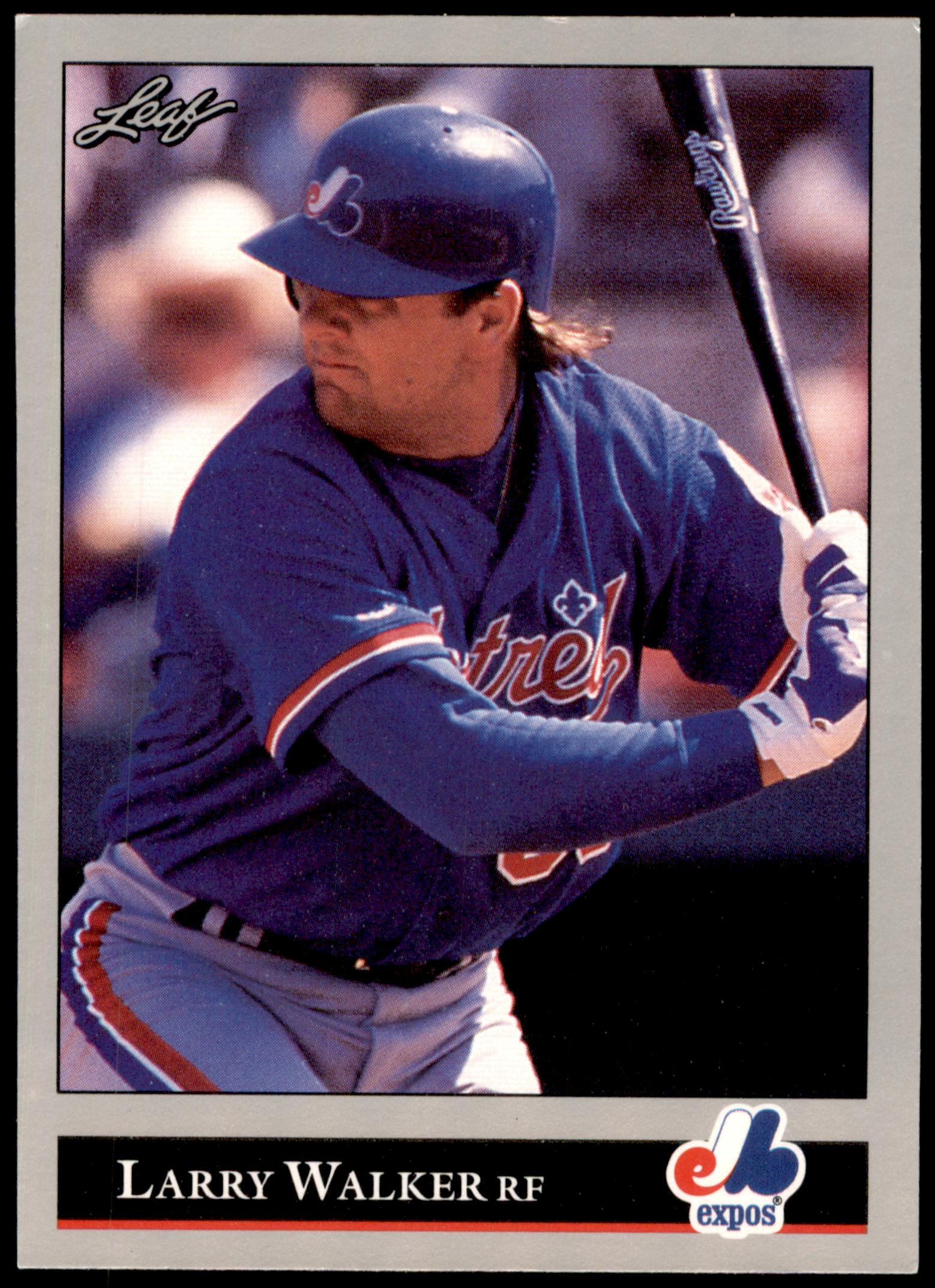 Larry Walker #201 1992 Leaf - Walmart.com