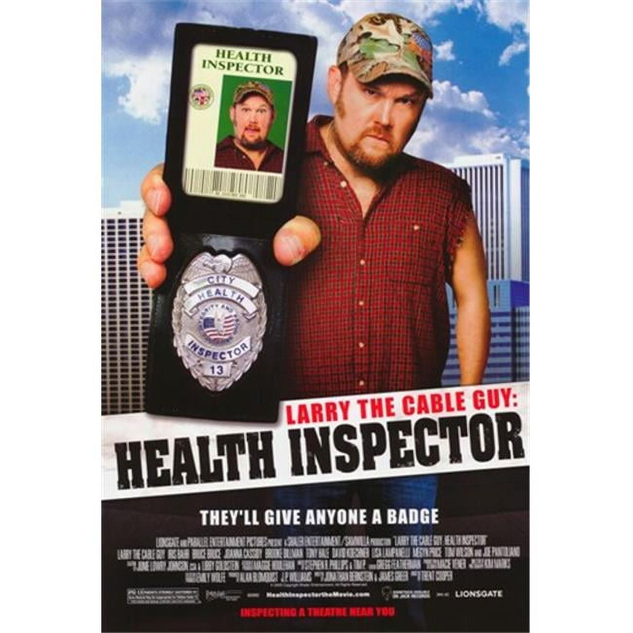 Larry the Cable Guy Health Inspector Movie Poster - 11 x 17 in ...
