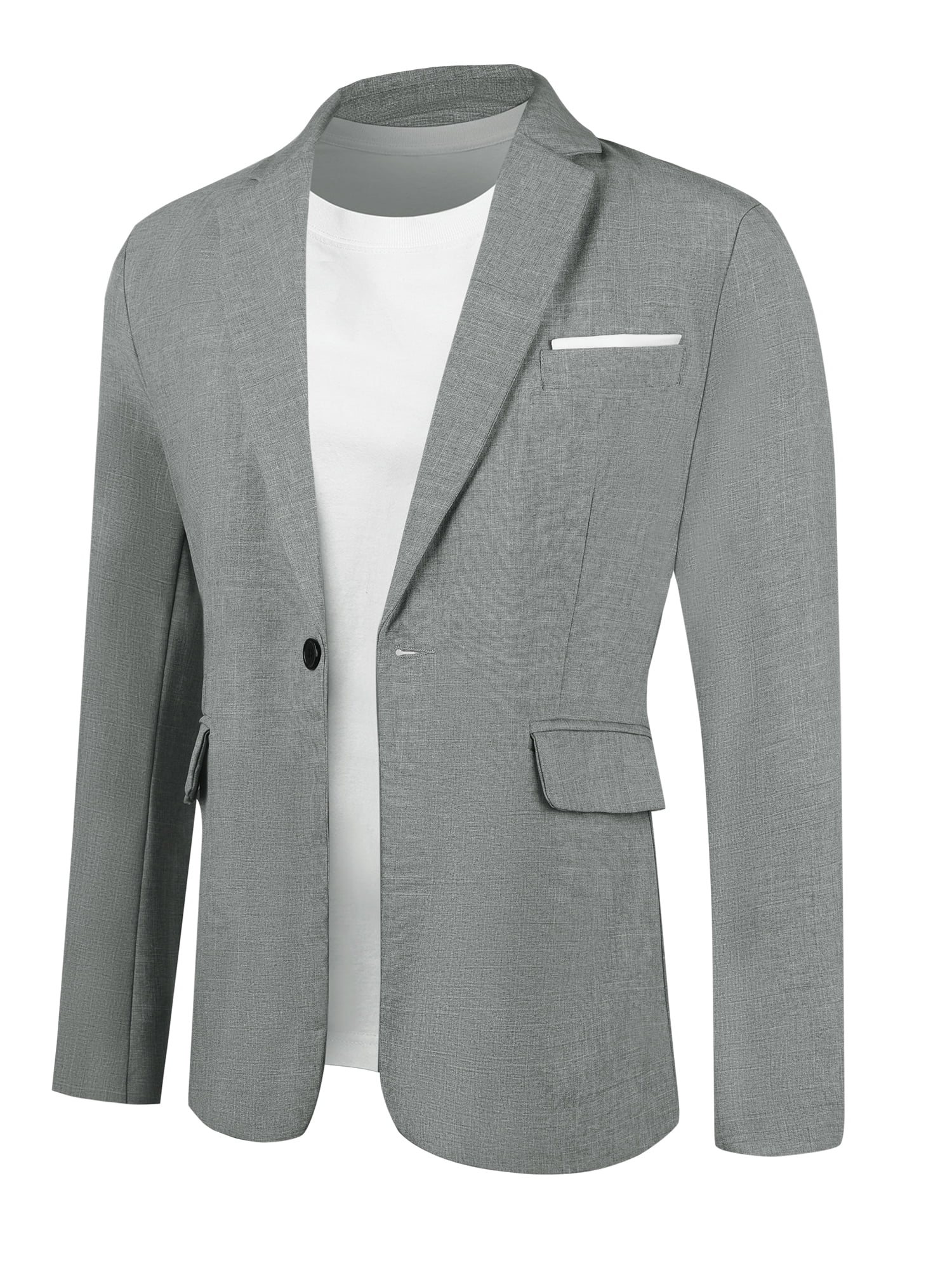 INSPIRE CHIC Business Sports Coats for Men's Singled Breasted Formal ...