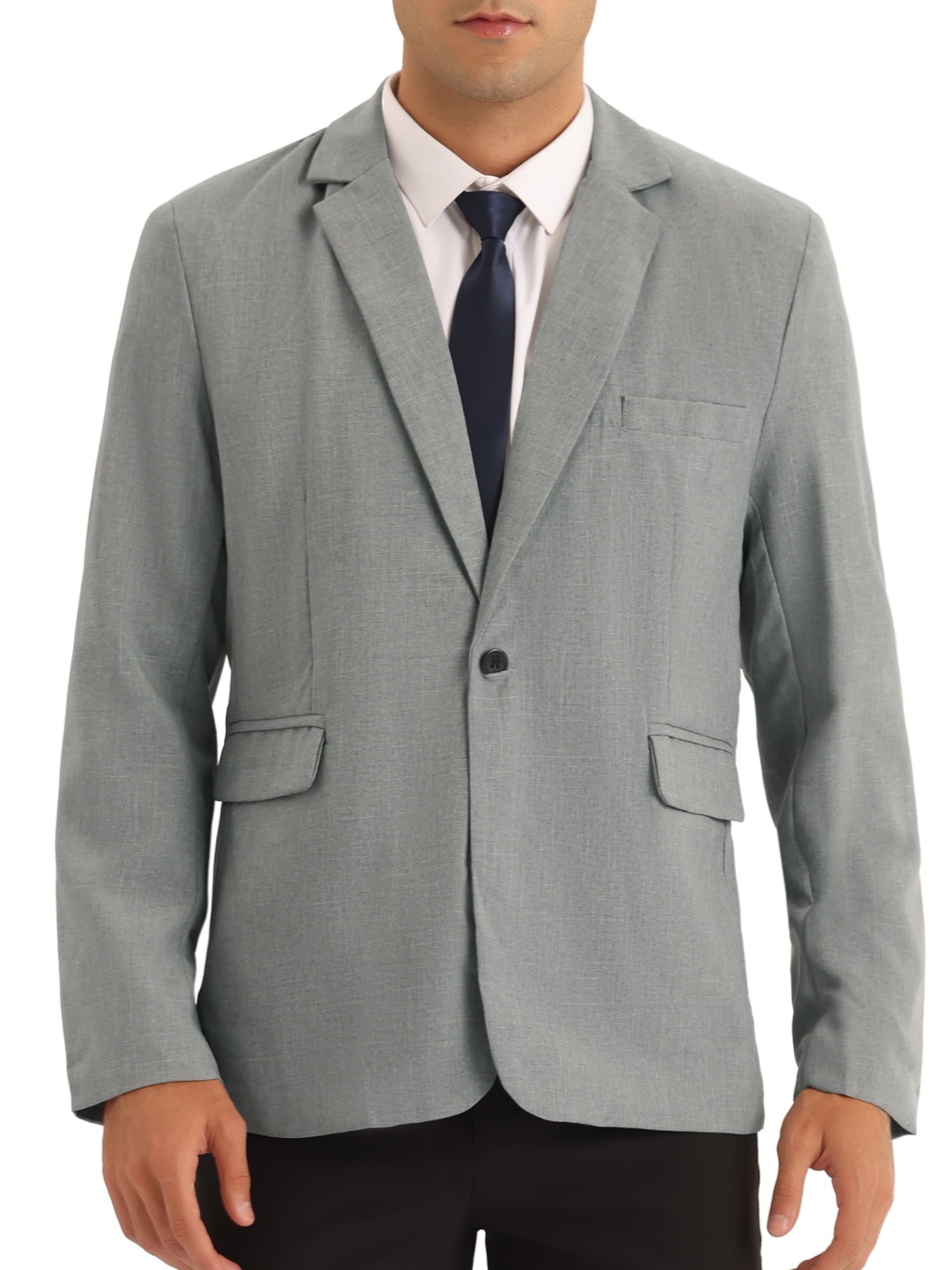 Lars Amadeus Formal Blazers for Men's Slim Fit Solid Color Prom Wedding ...