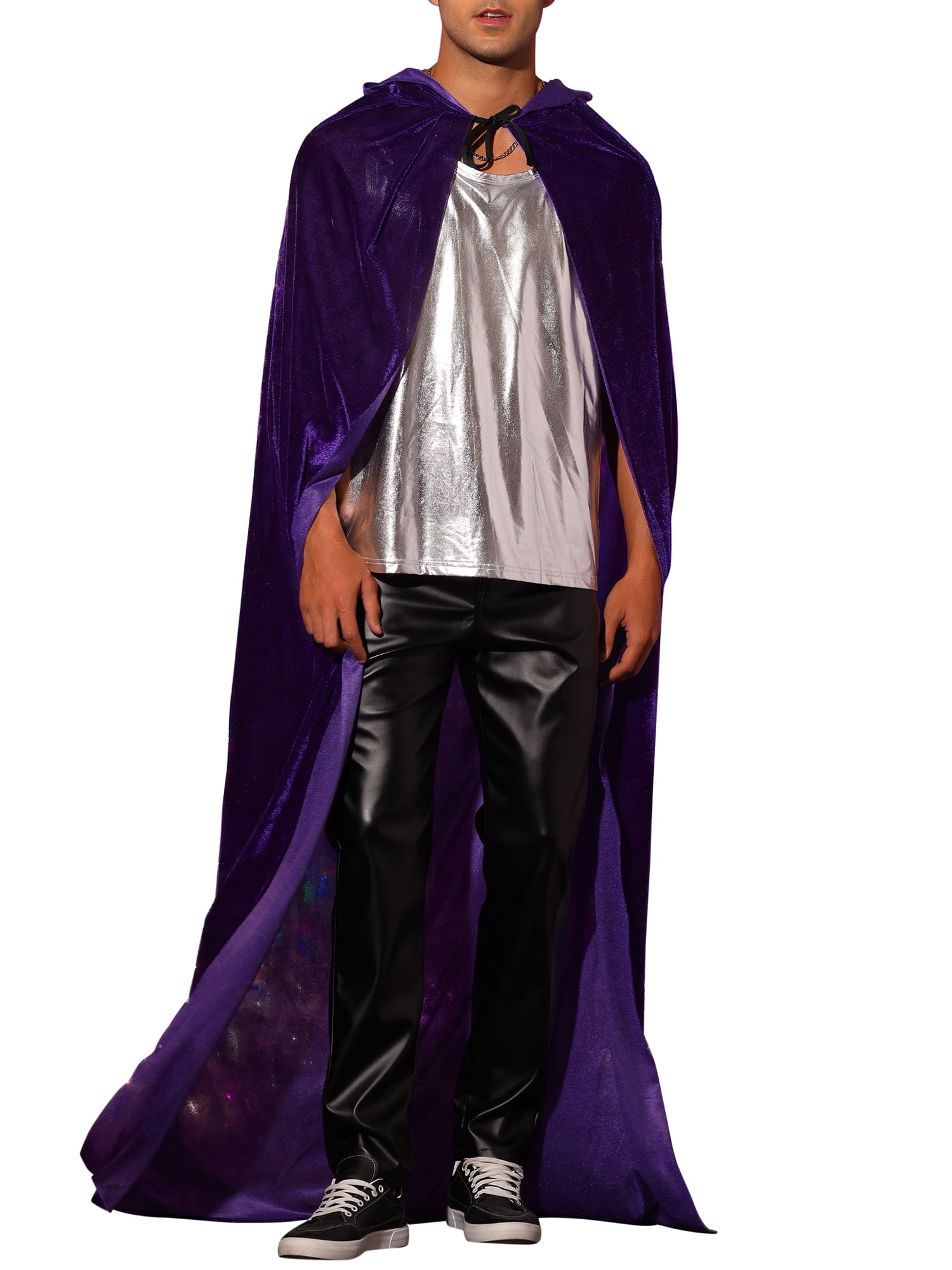 Lars Amadeus Hooded for Men's Retro Velvet Cosplay Costumes Cape ...