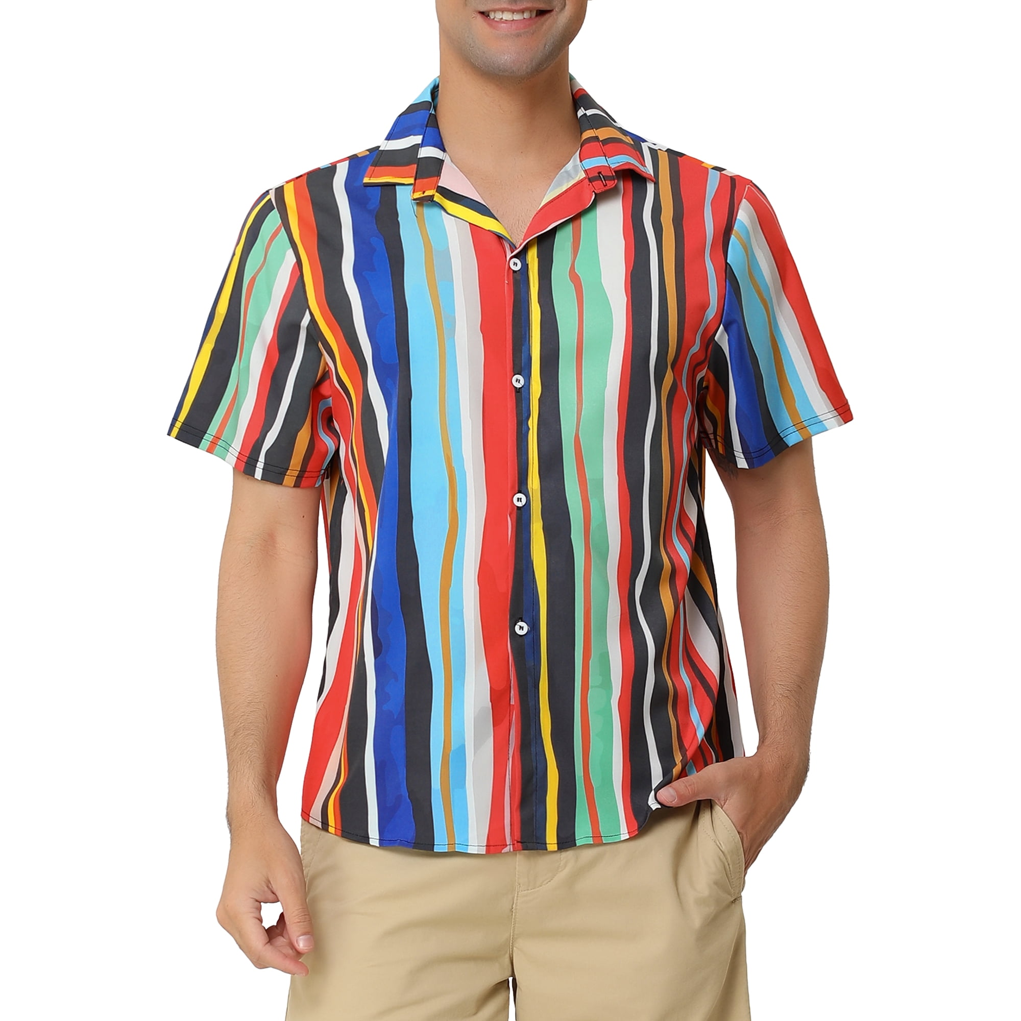 Black And White Vertical Striped Shirt