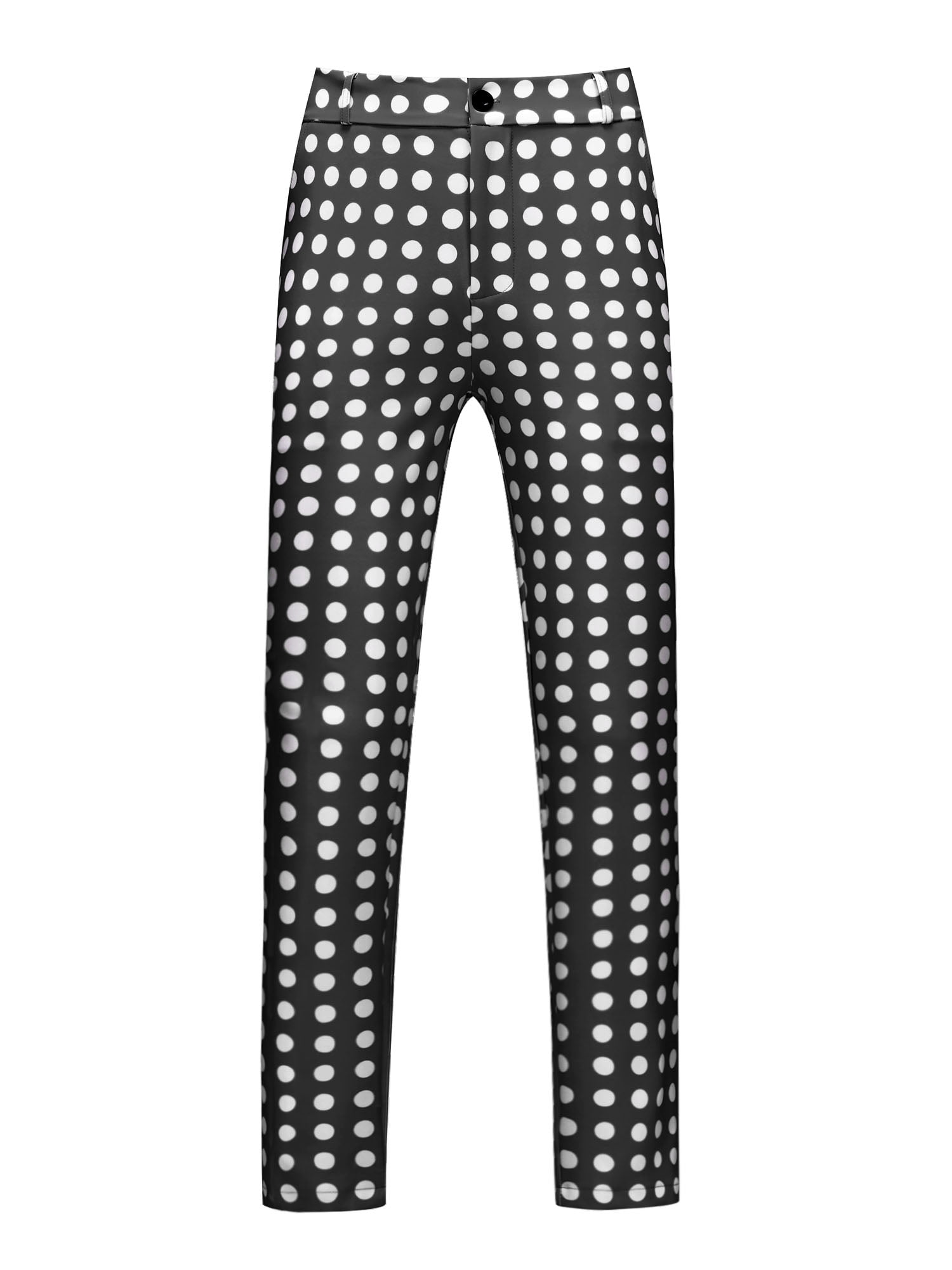 INSPIRE CHIC Polka Dots Golf Pants for Men's Big and Tall Printed Work ...