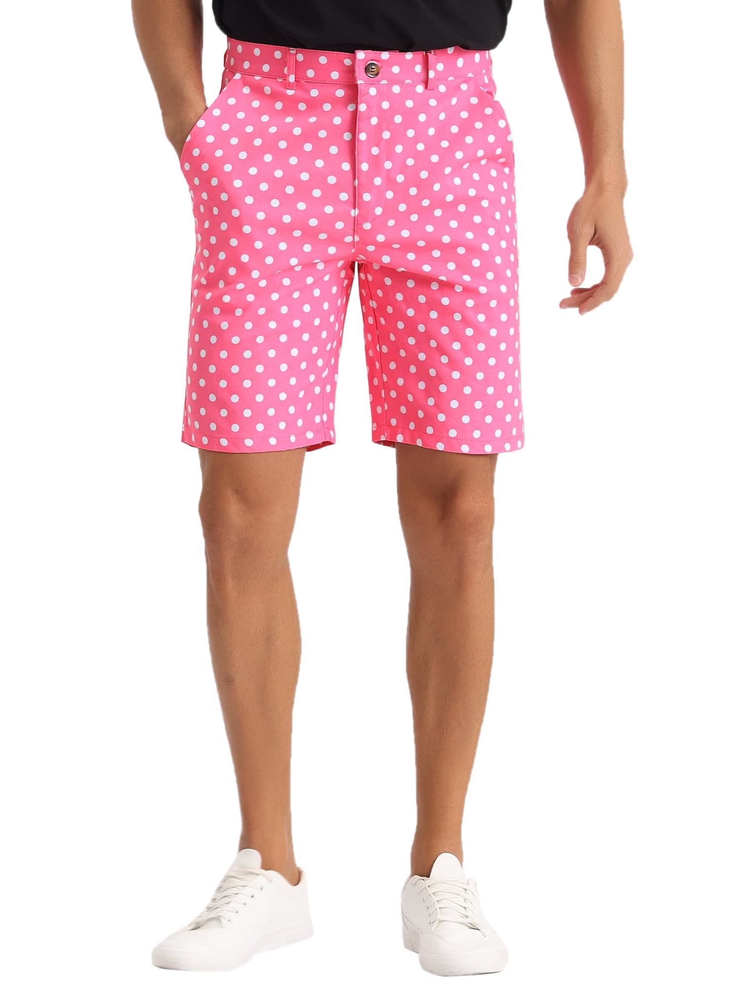 INSPIRE CHIC Polka Dots Shorts for Men's Father's Day Gift Summer Above ...