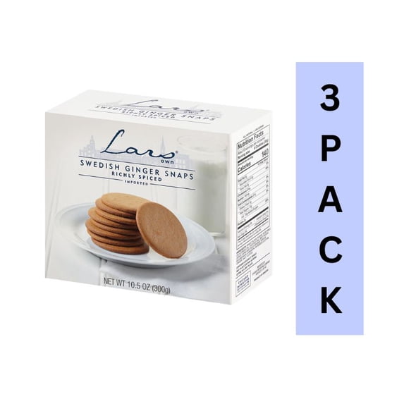 Lars Own Swedish Ginger Snaps – 10.6 oz – 3 Pack - Walmart.com