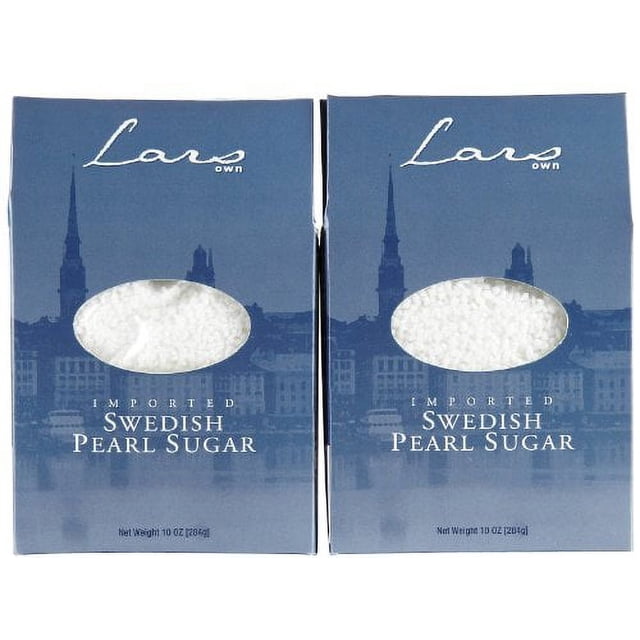 Lars' Own Swedish Pearl Sugar - 10 oz - 2 pk - Walmart.com