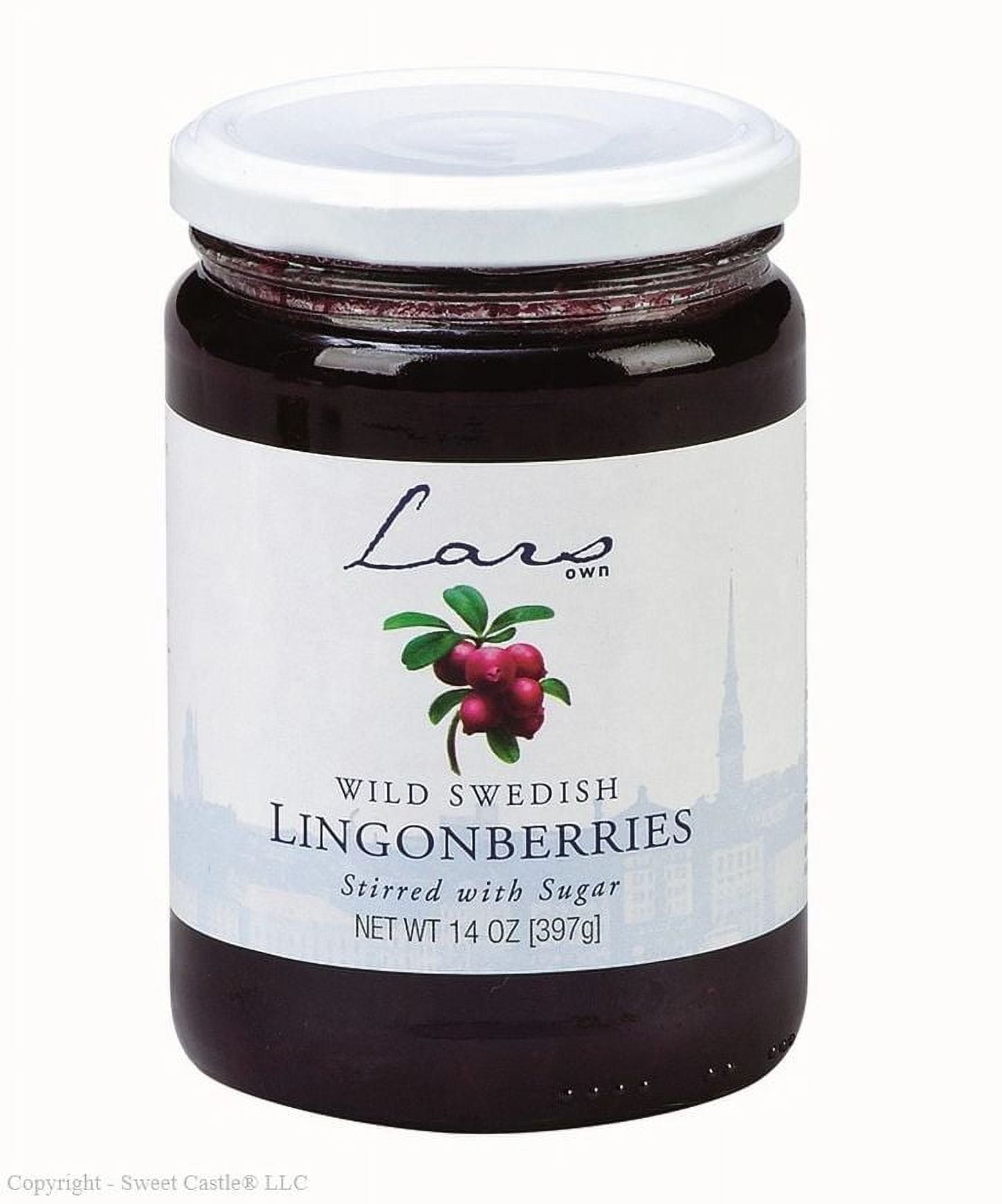 LARS OWN Jarred Wild Swedish Lingonberries Fruit, 14oz - Walmart.com