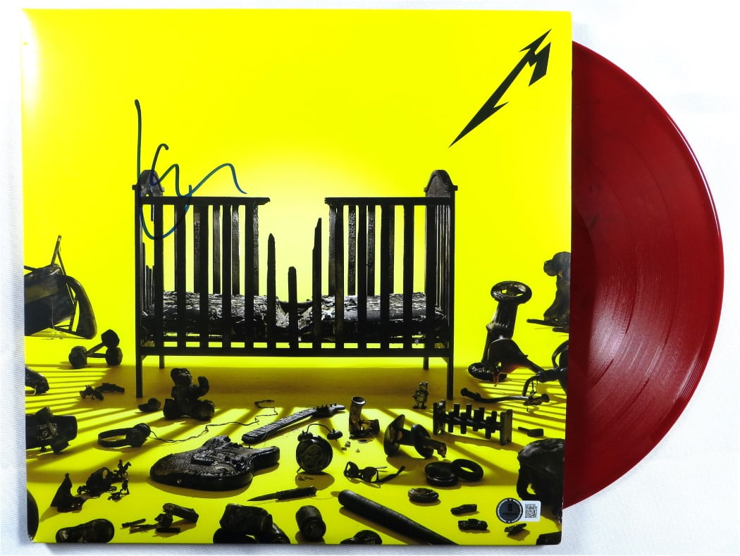 Lars Ulrich Signed Autograph Record Album Cover Metallica 72 Seasons ...