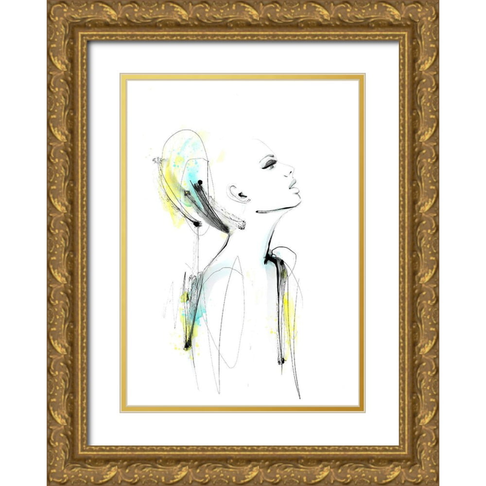 Larsdotter, Lotta 11x14 Gold Ornate Wood Framed with Double Matting ...