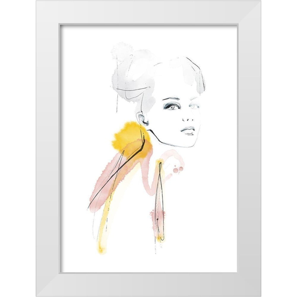 Larsdotter, Lotta 11x14 White Modern Wood Framed Museum Art Print ...