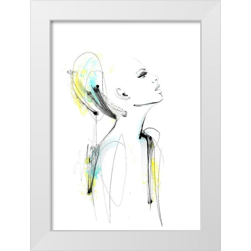 Larsdotter, Lotta 11x14 White Modern Wood Framed Museum Art Print ...