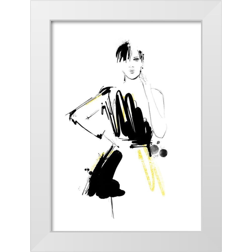 Larsdotter, Lotta 14x18 White Modern Wood Framed Museum Art Print ...