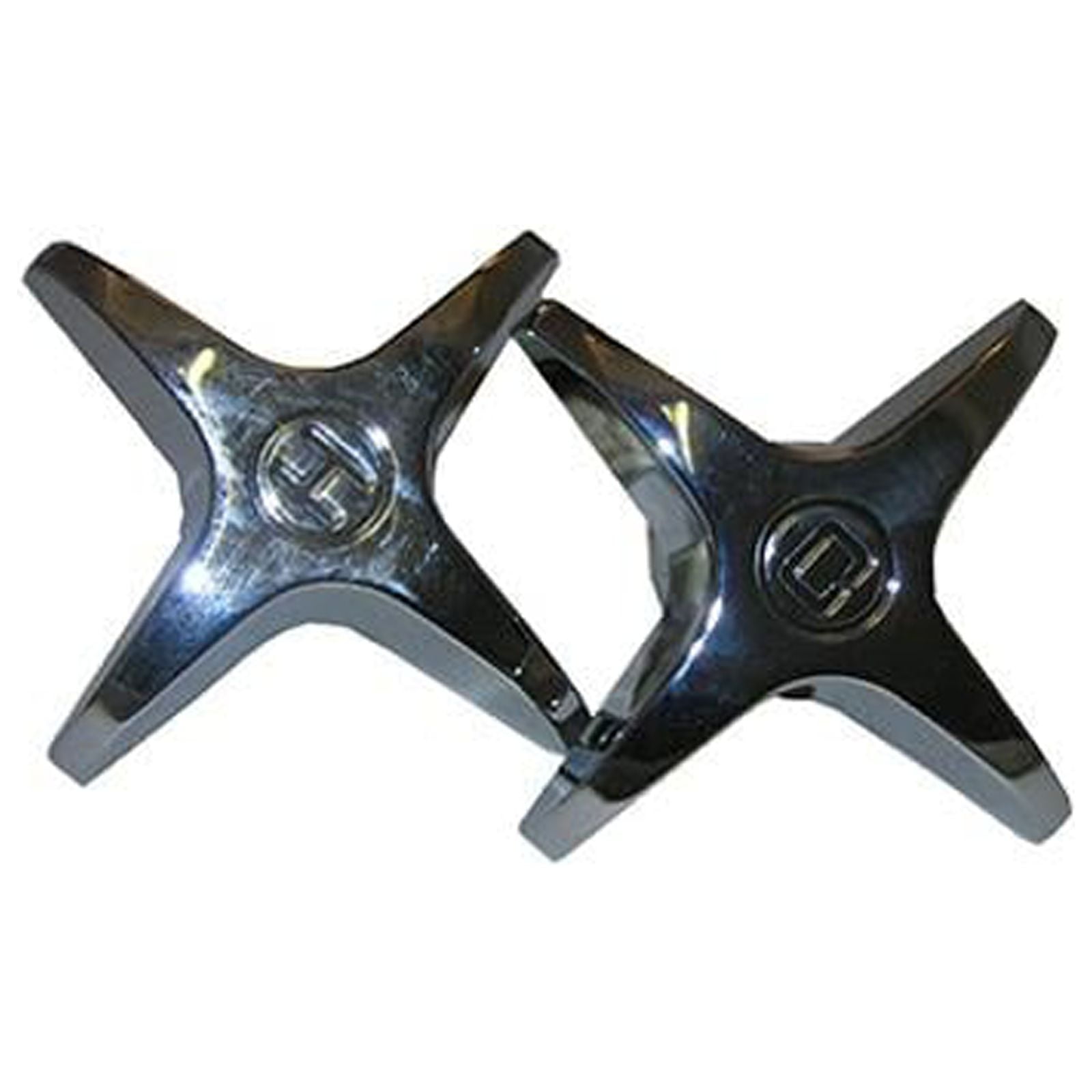 Larsen 01-5001 Fit-All Cross Vice Grip Handle Pair, Chrome - Quantity 6 ...