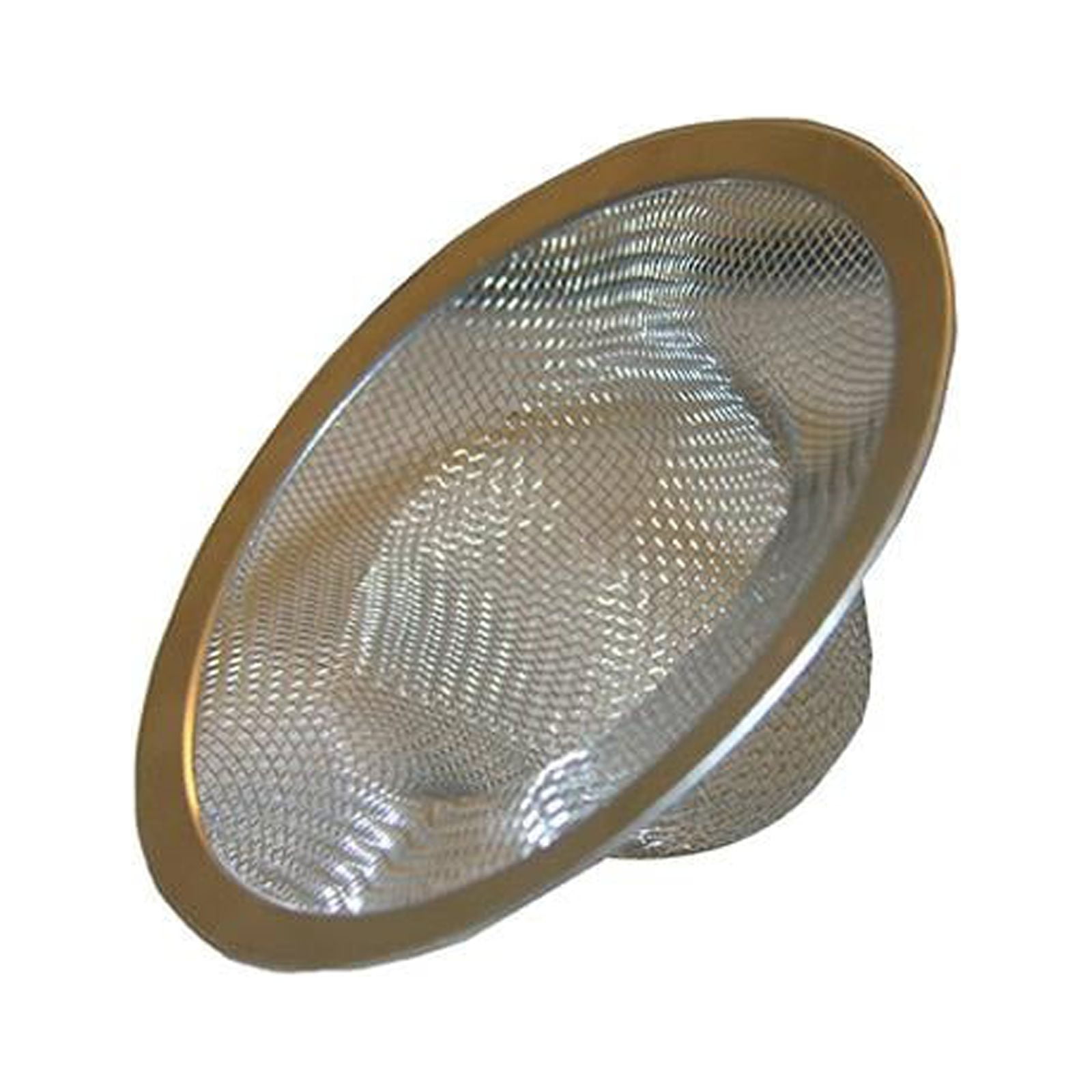 Lasco 03-1382 Mesh Shower Strainer with Chrome Ring, Stainless Steel ...