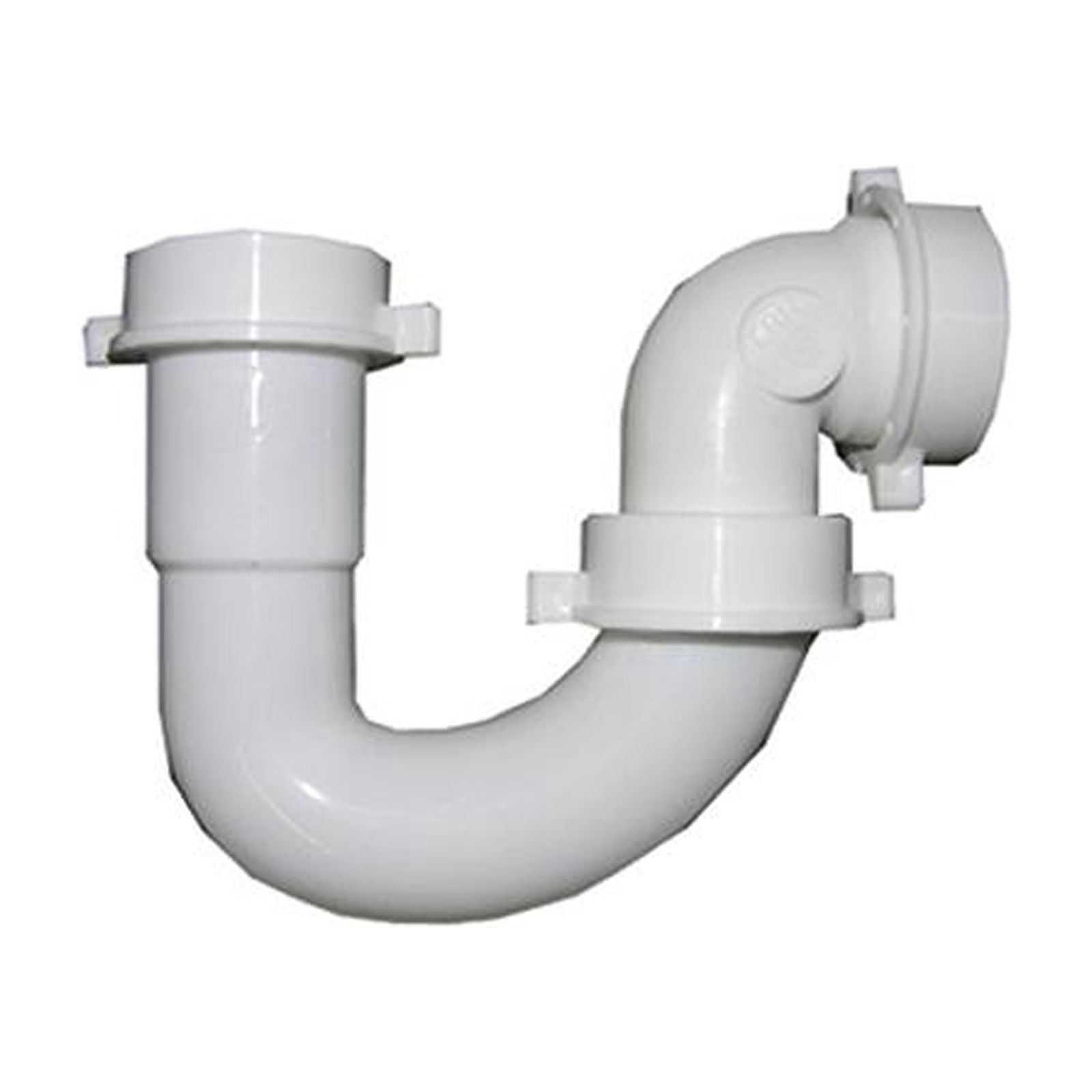 Larsen 03-4231 Lavatory/Kitchen Wall Drain Repair Trap, White PVC, 1.25 ...