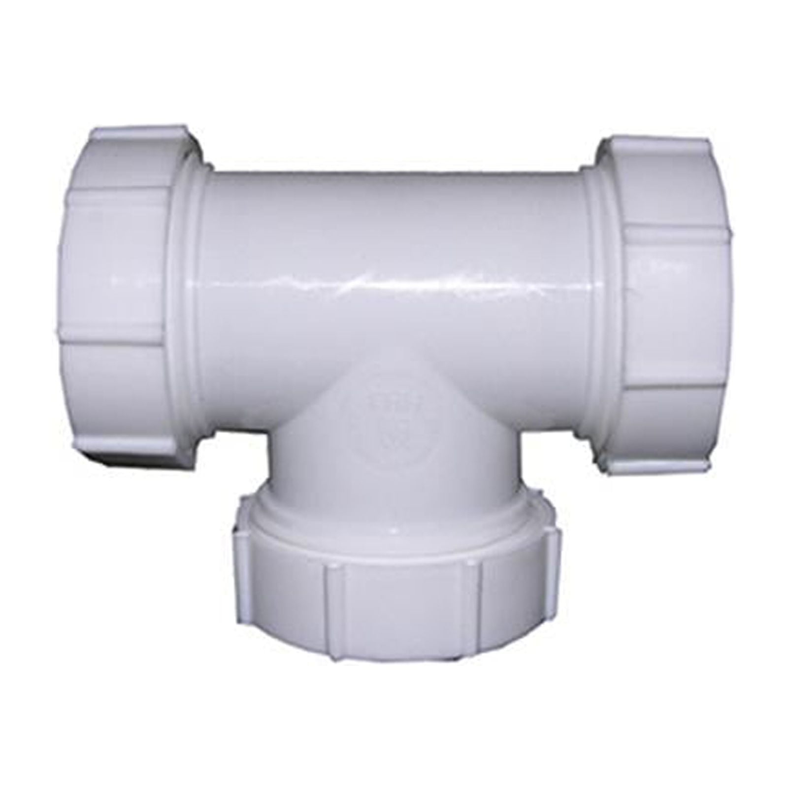 Larsen 03-4277 Lavatory/Kitchen Drain Tee, White PVC, 1.25 or 1.5-In ...