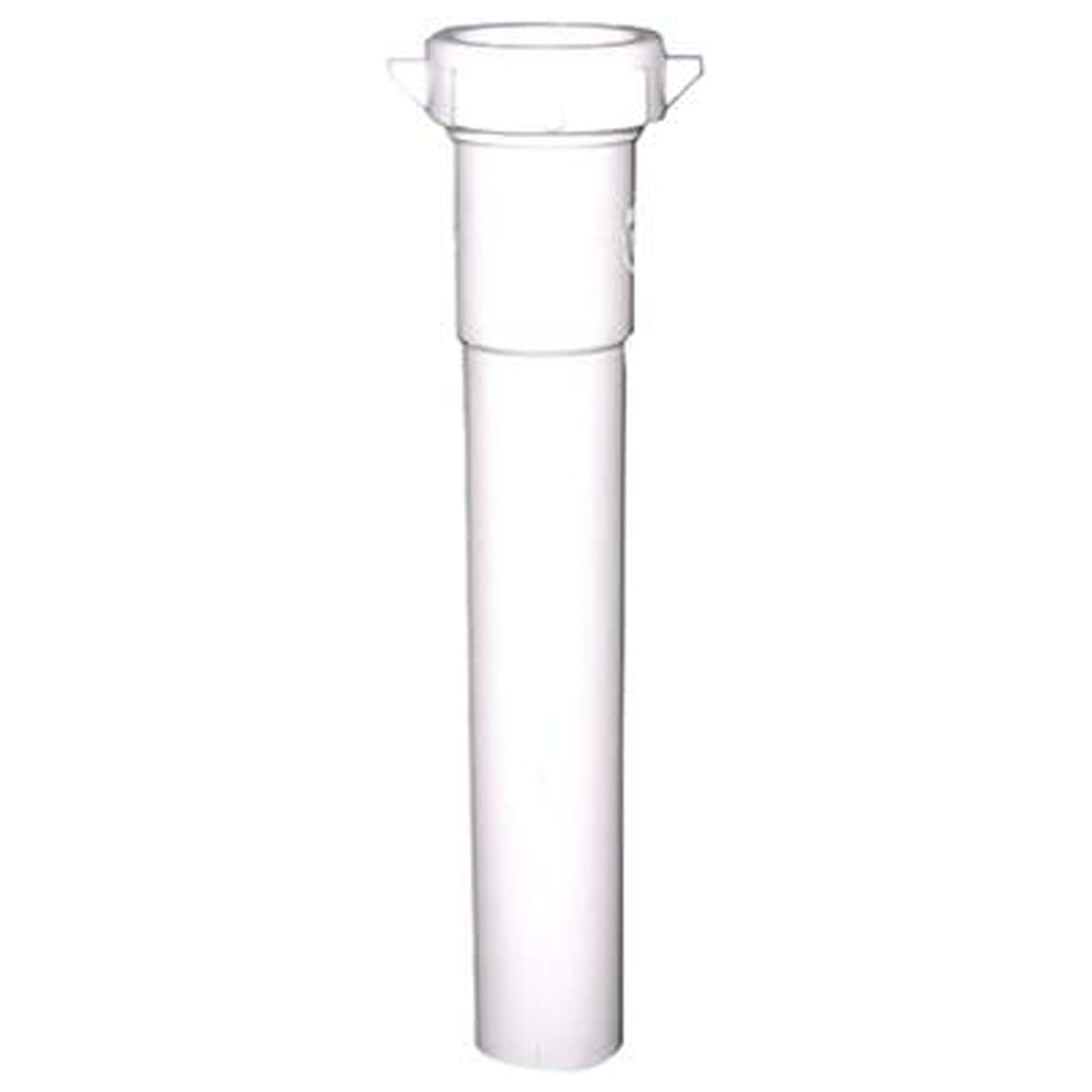 Larsen 03-4343 Lavatory Drain Extension, White PVC, 1-1/4-In. Tube x 8 ...